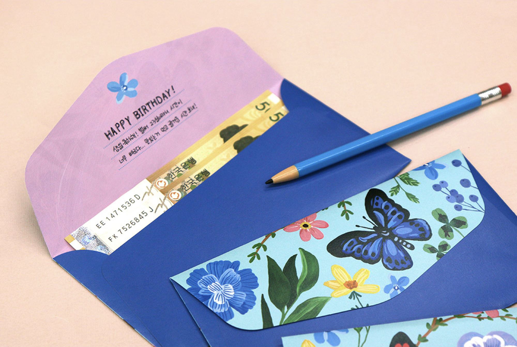 MochiThings: 3pcs Blooming Gift Envelope Set