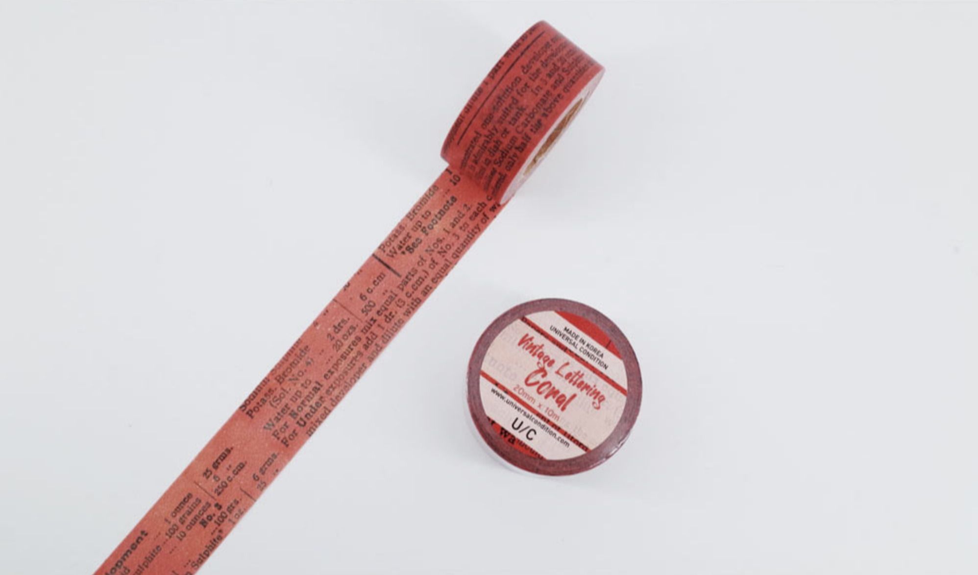 MochiThings: Vintage Lettering Masking Tape