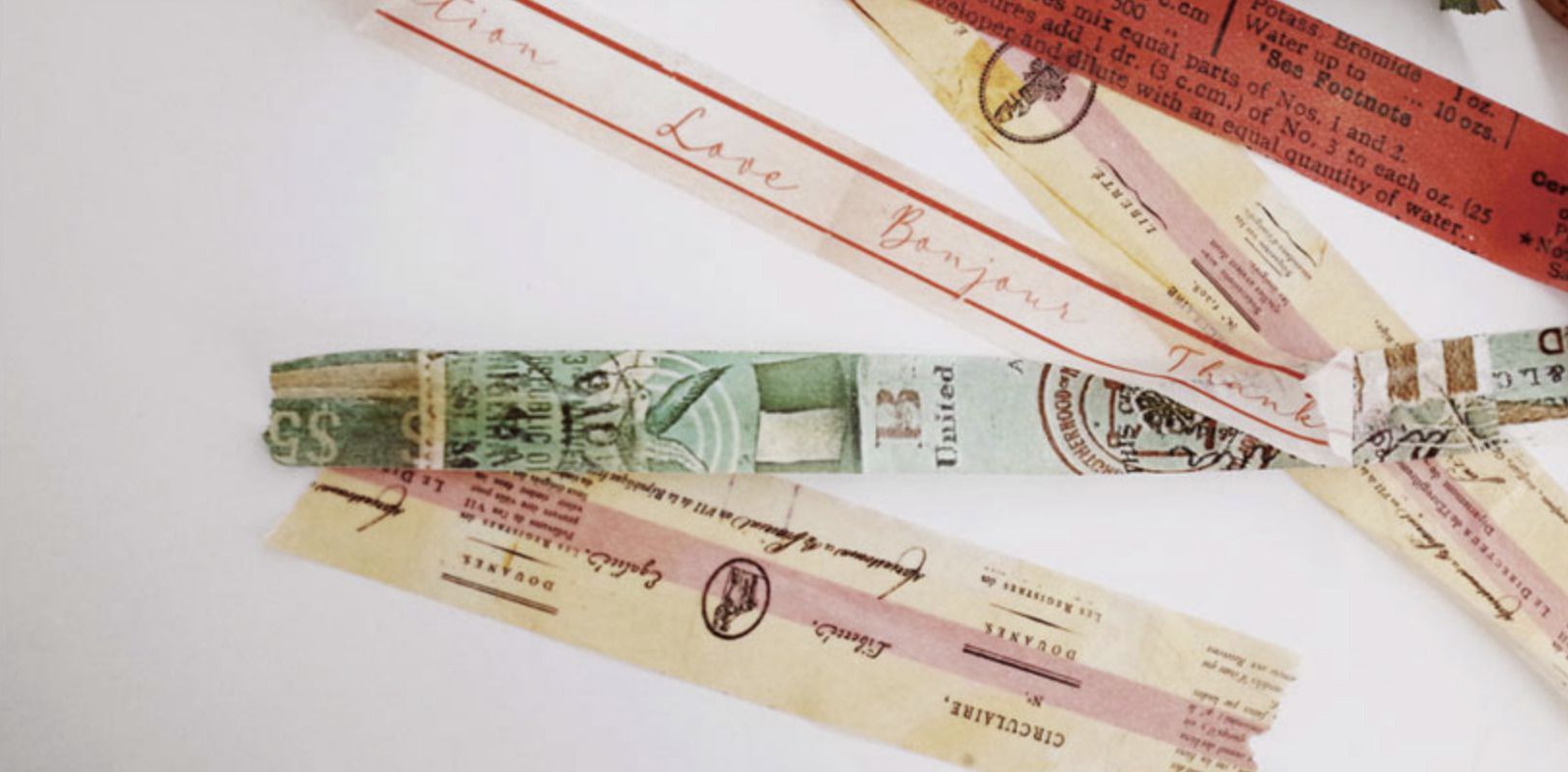 MochiThings: Vintage Lettering Masking Tape