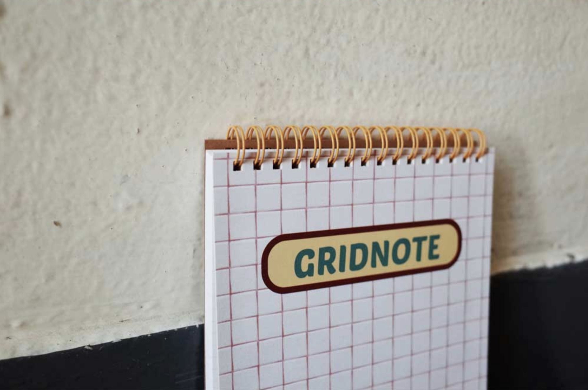 MochiThings: Double-sided Grid A5 Spiral Notebook