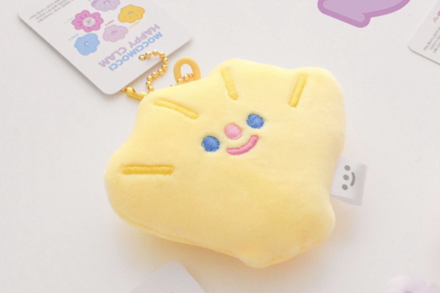 MochiThings: Mini Baby Clam Cushion Ball Chain