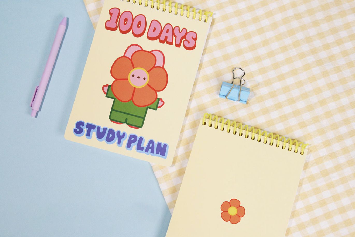 MochiThings: Bunny 100 Days Study Planner