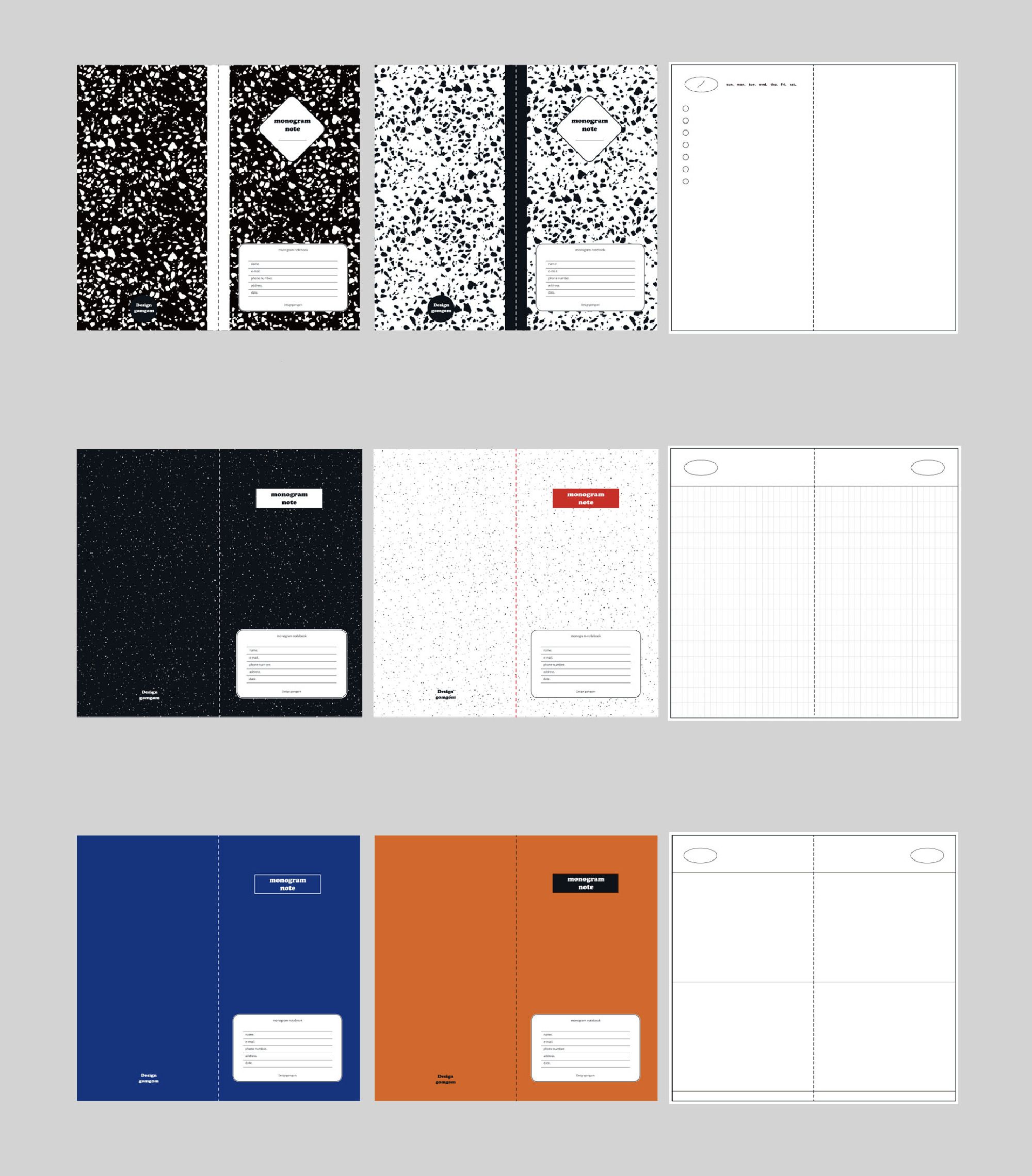 MochiThings: Monogram Notebook