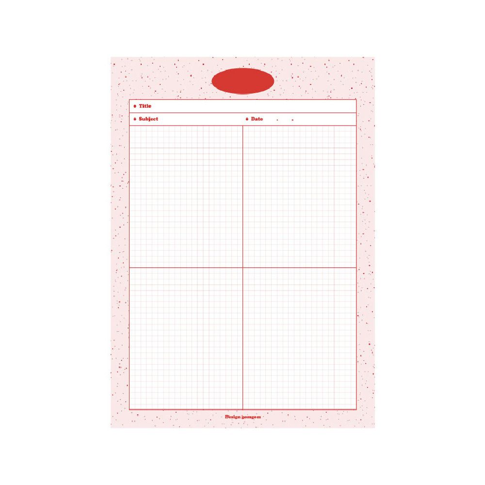 MochiThings: Monogram B5 Notepad