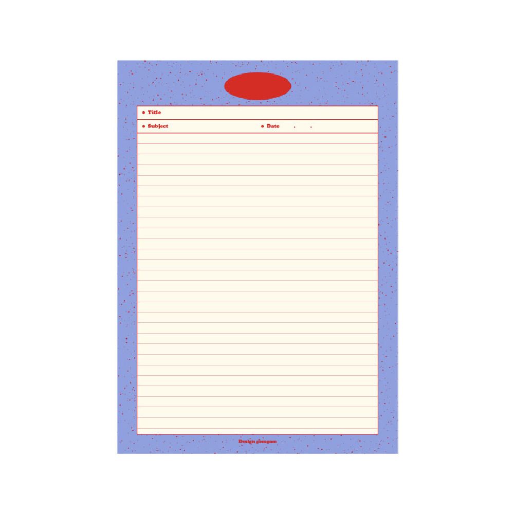 MochiThings: Monogram B5 Notepad