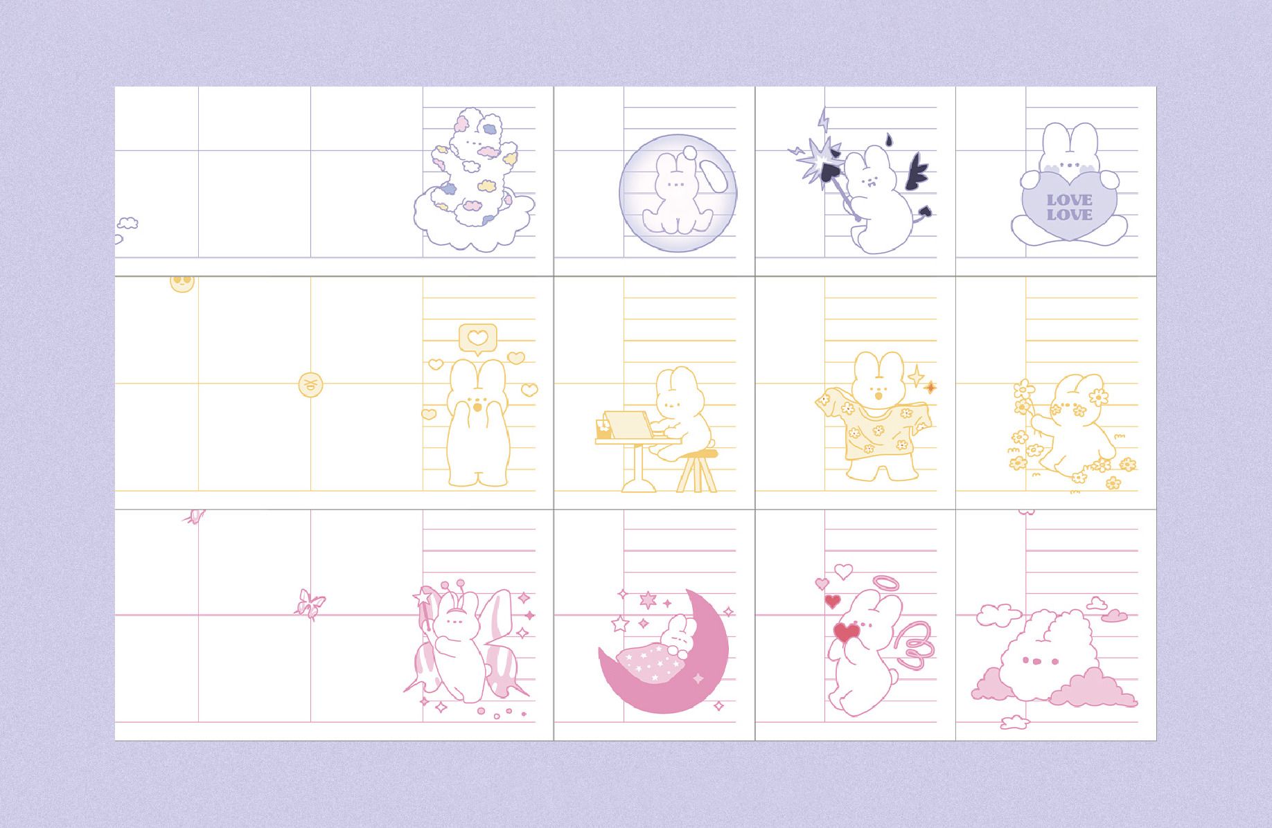 MochiThings: Reeli Bunny Epoxy Planner