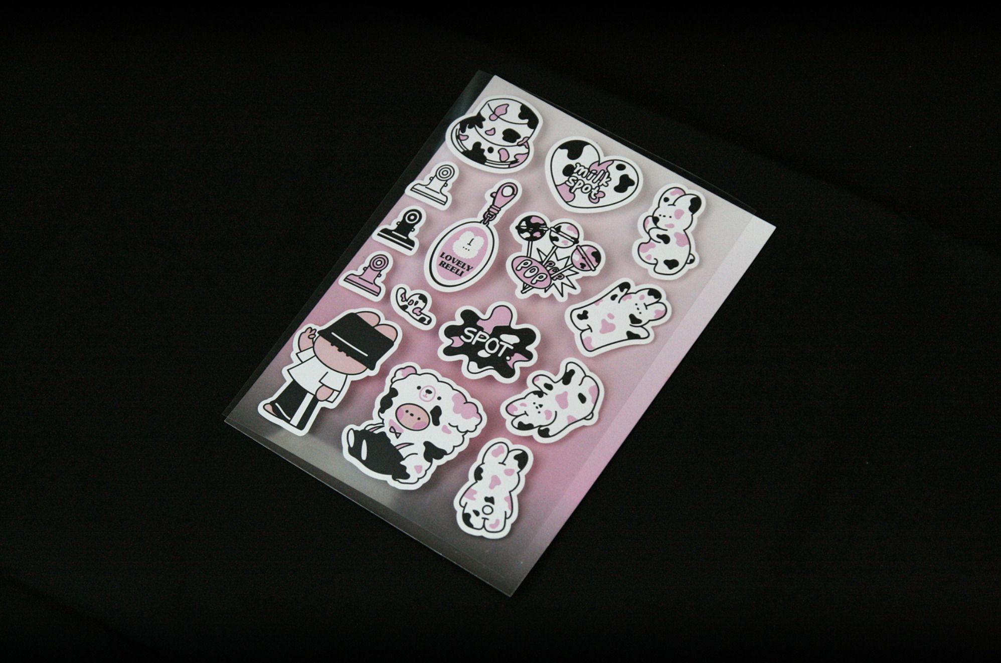 MochiThings: Bunny Color Line Removable Sticker