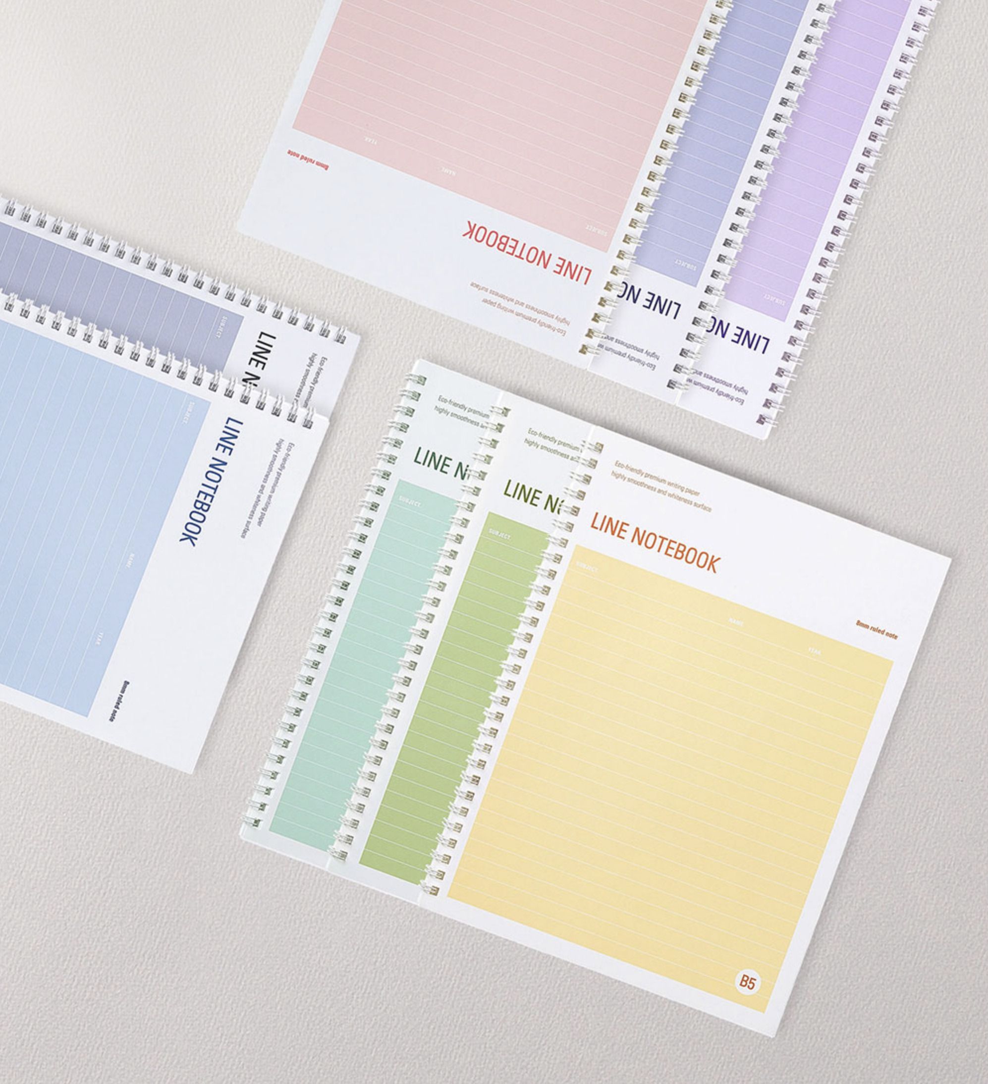 MochiThings: Color Energy B5 Lined Spiral Notebook