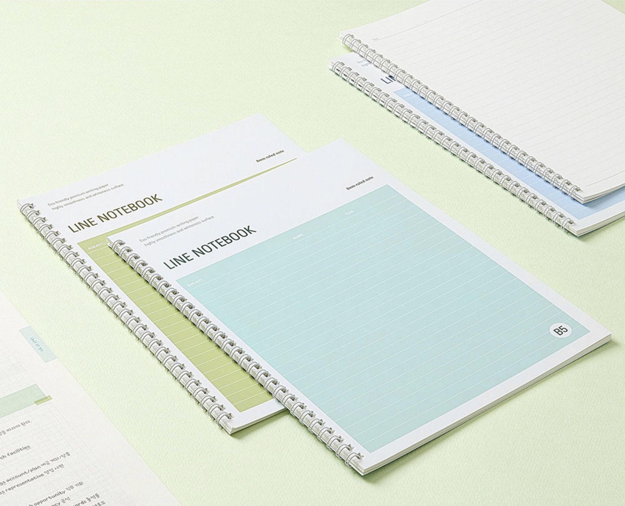 MochiThings: Color Energy B5 Lined Spiral Notebook