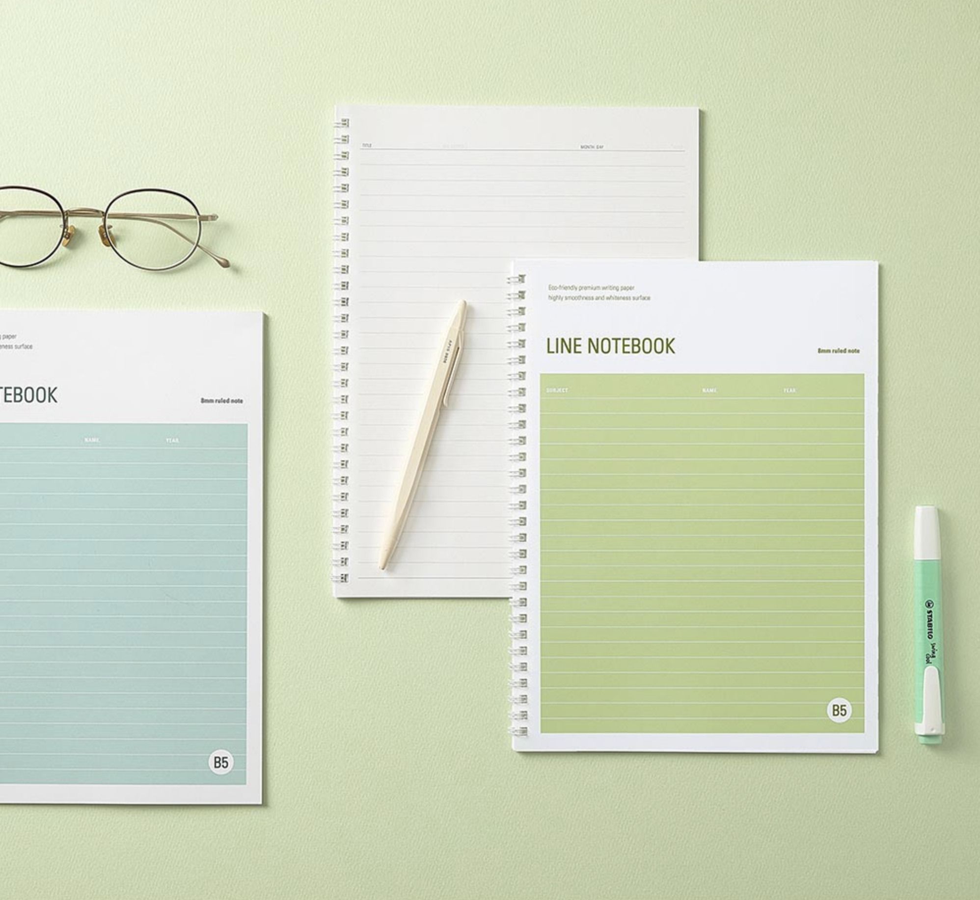 MochiThings: Color Energy B5 Lined Spiral Notebook