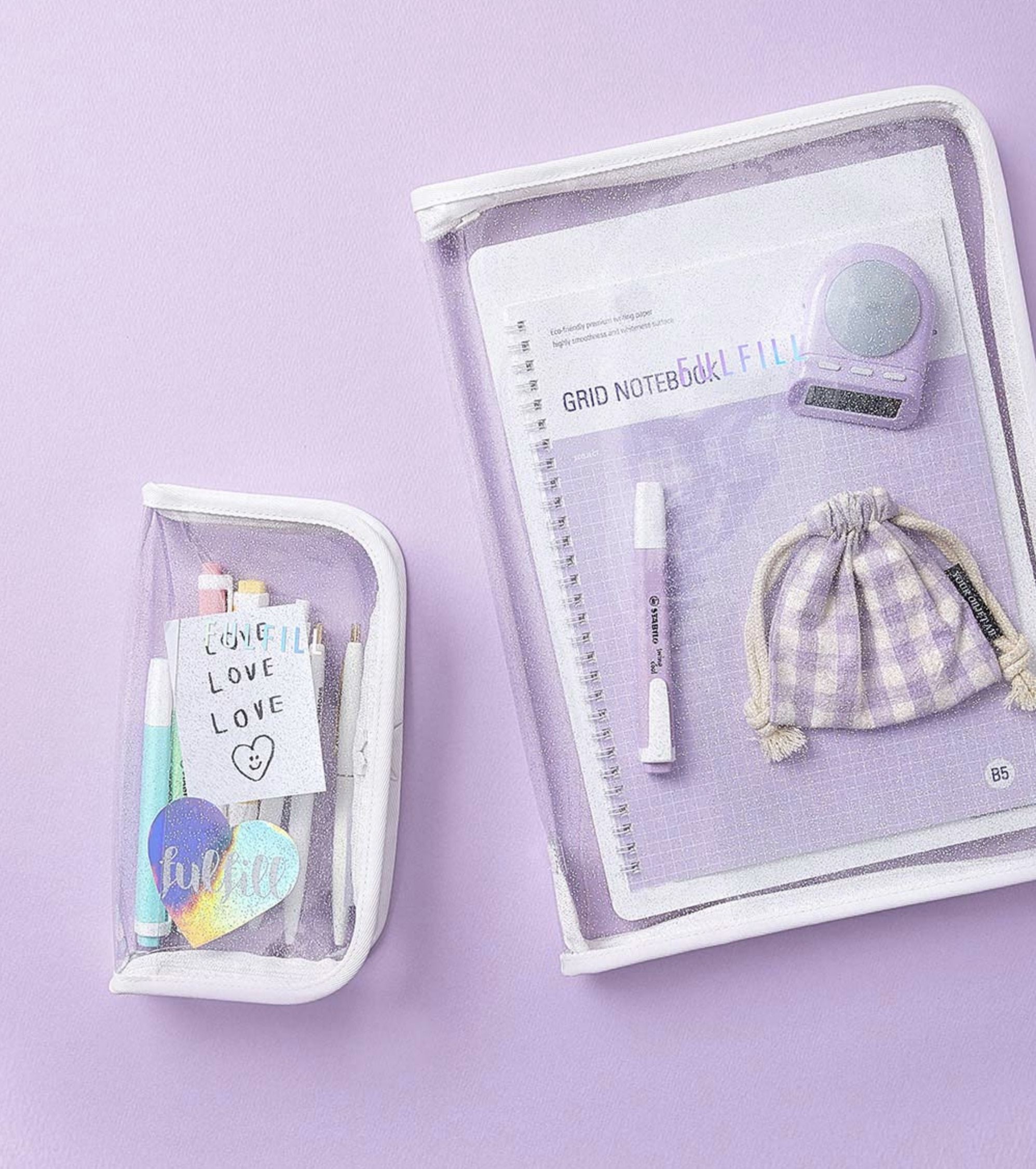 MochiThings: Glitter Fulfill Zipper Pen Pouch