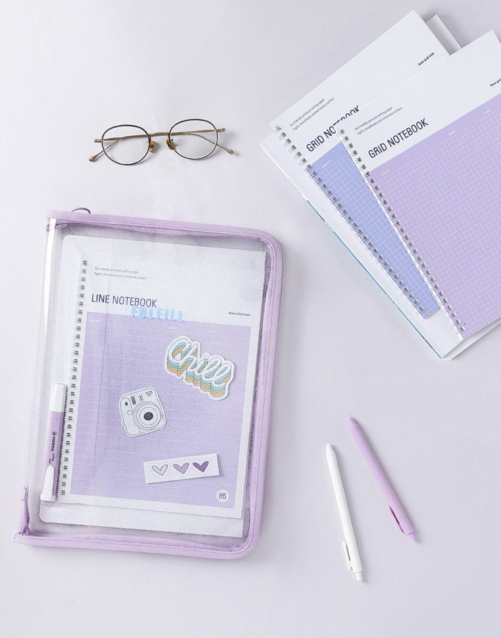 MochiThings: Glitter Fulfill Zipper Book Pouch