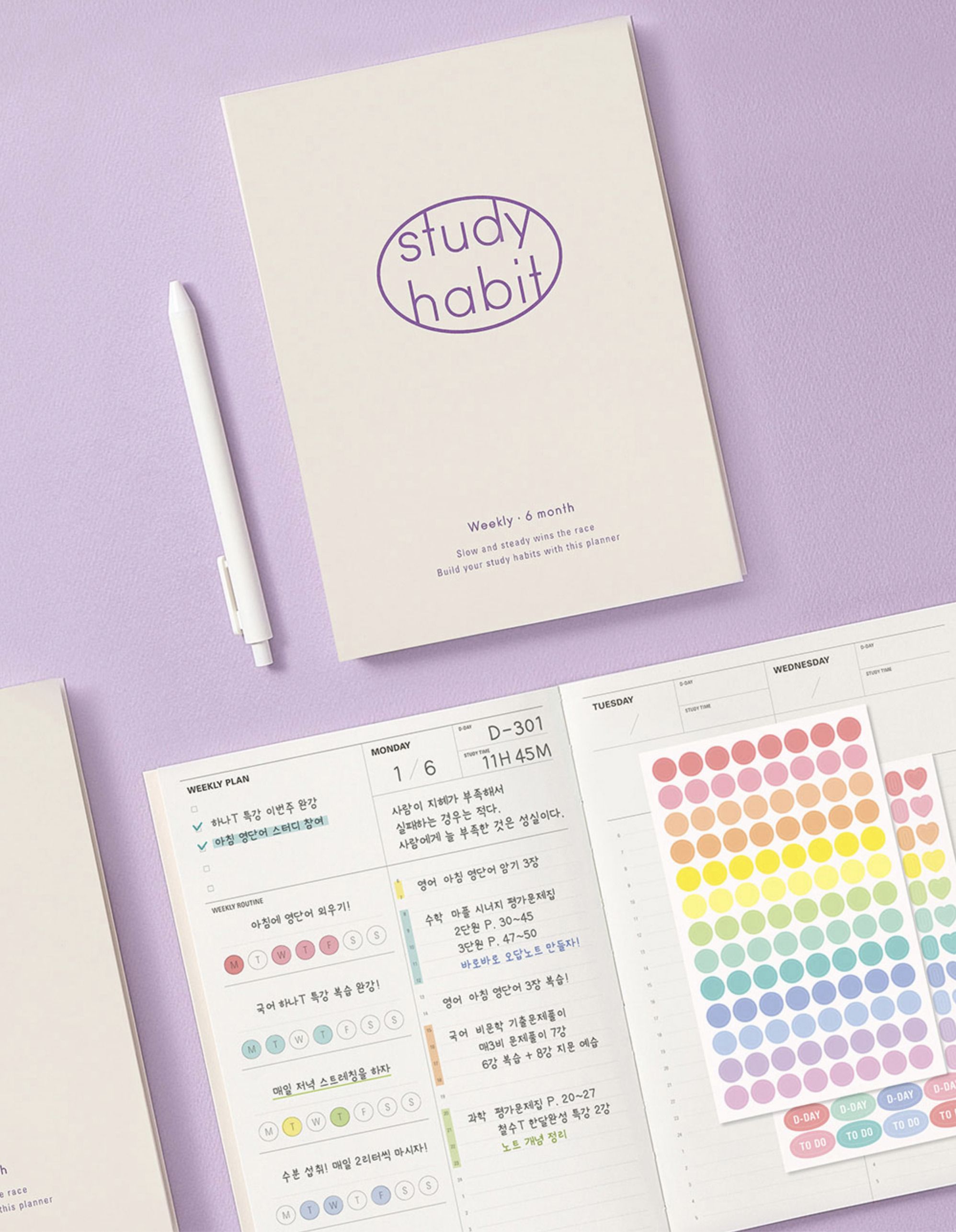 MochiThings: Study Habit A5 Study Planner