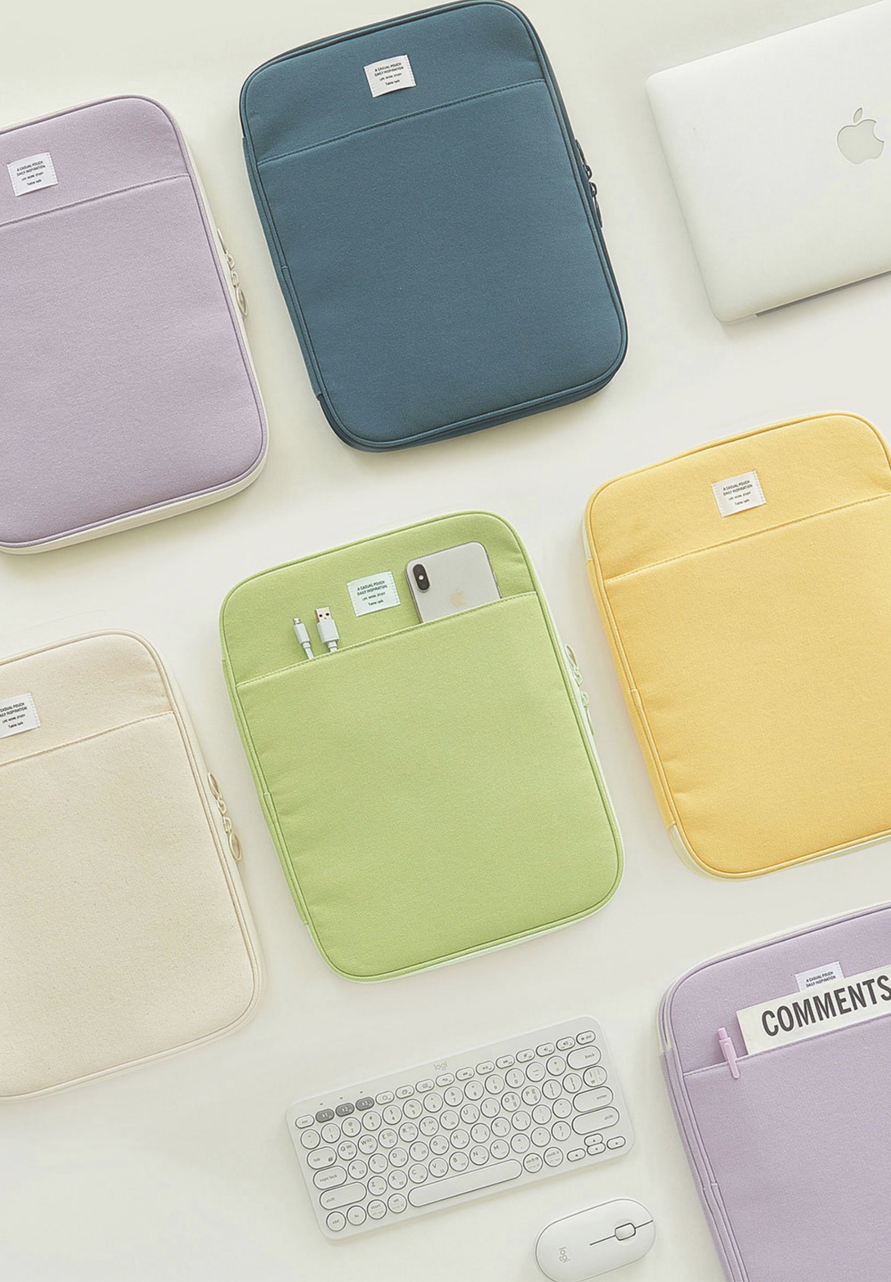 MochiThings: Table Talk 13 in. Pocket Laptop Pouch