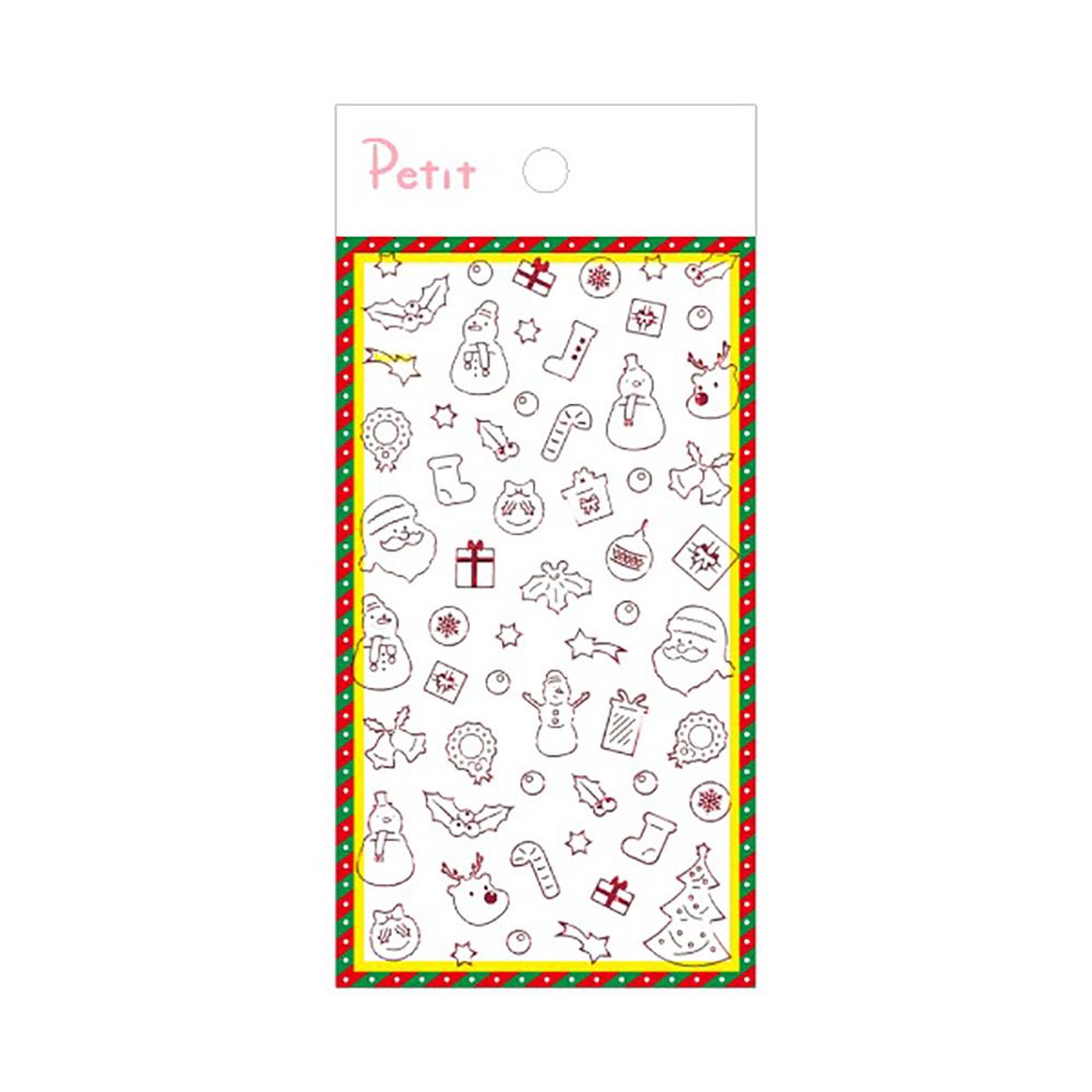 MochiThings: Winter Red Line Deco Sticker