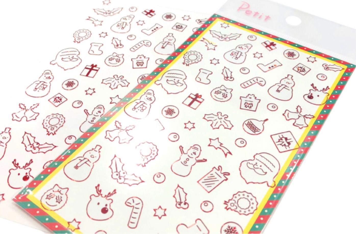MochiThings: Winter Red Line Deco Sticker