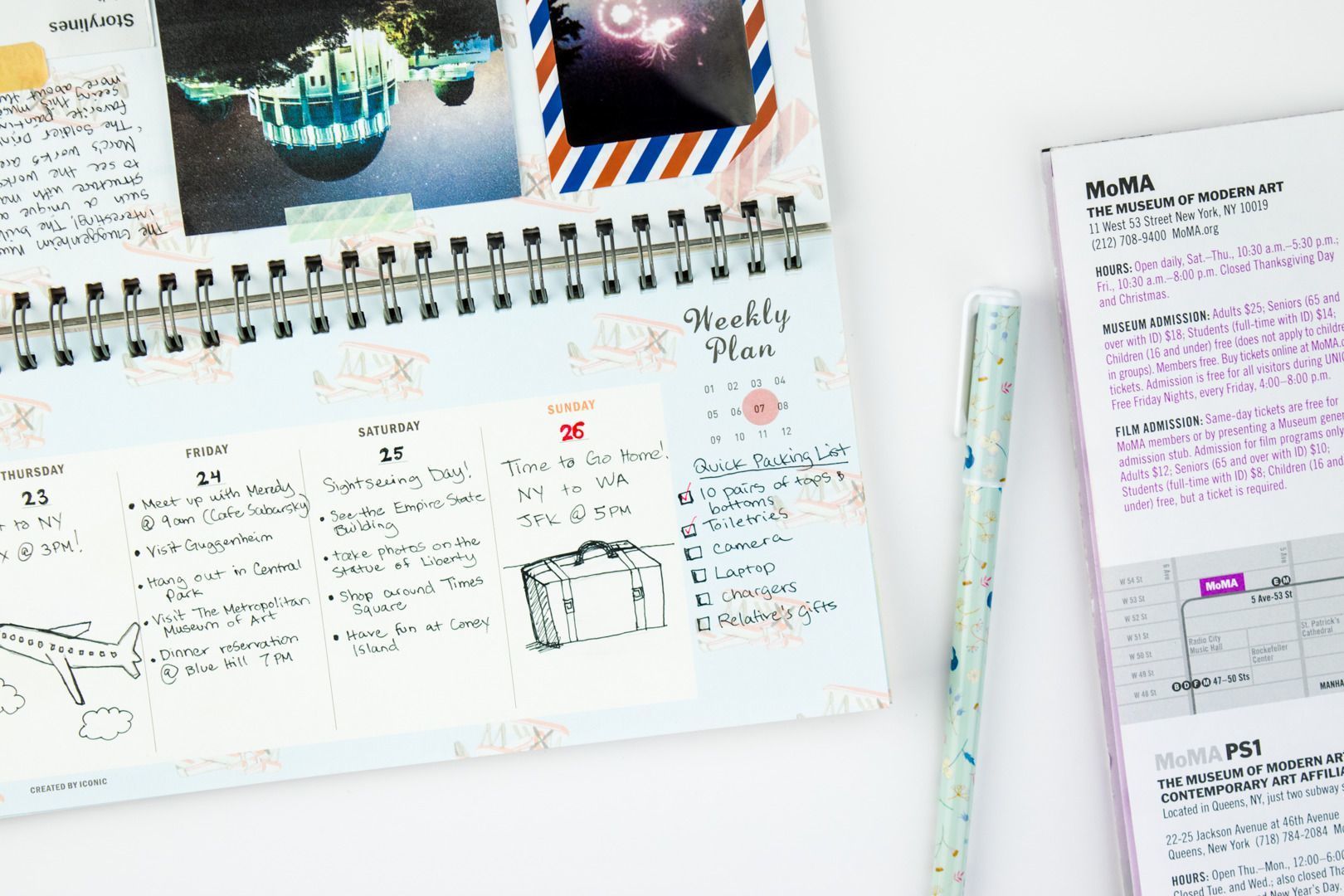 MochiThings: Pieces of Moment Weekly Scheduler