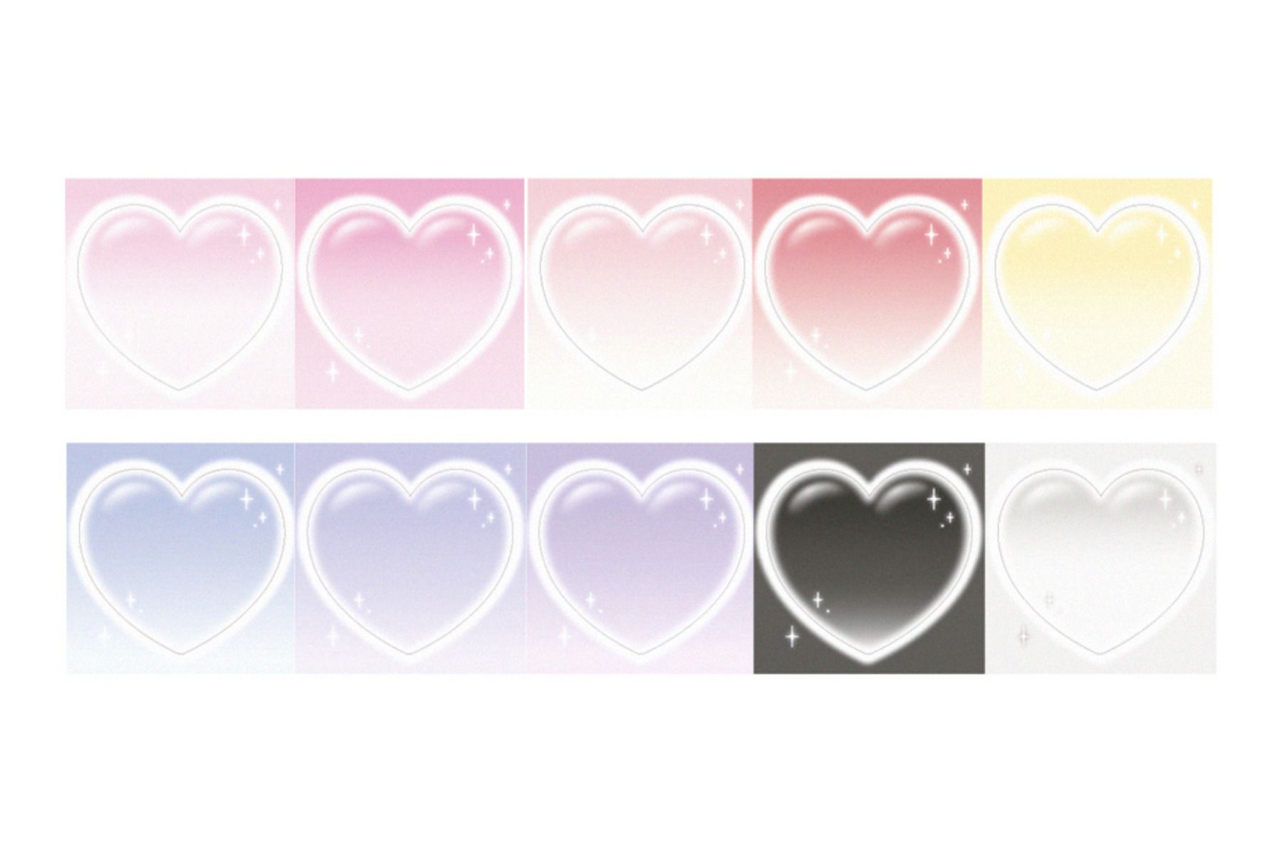 MochiThings: Real Love Heart Paper Sticker Set