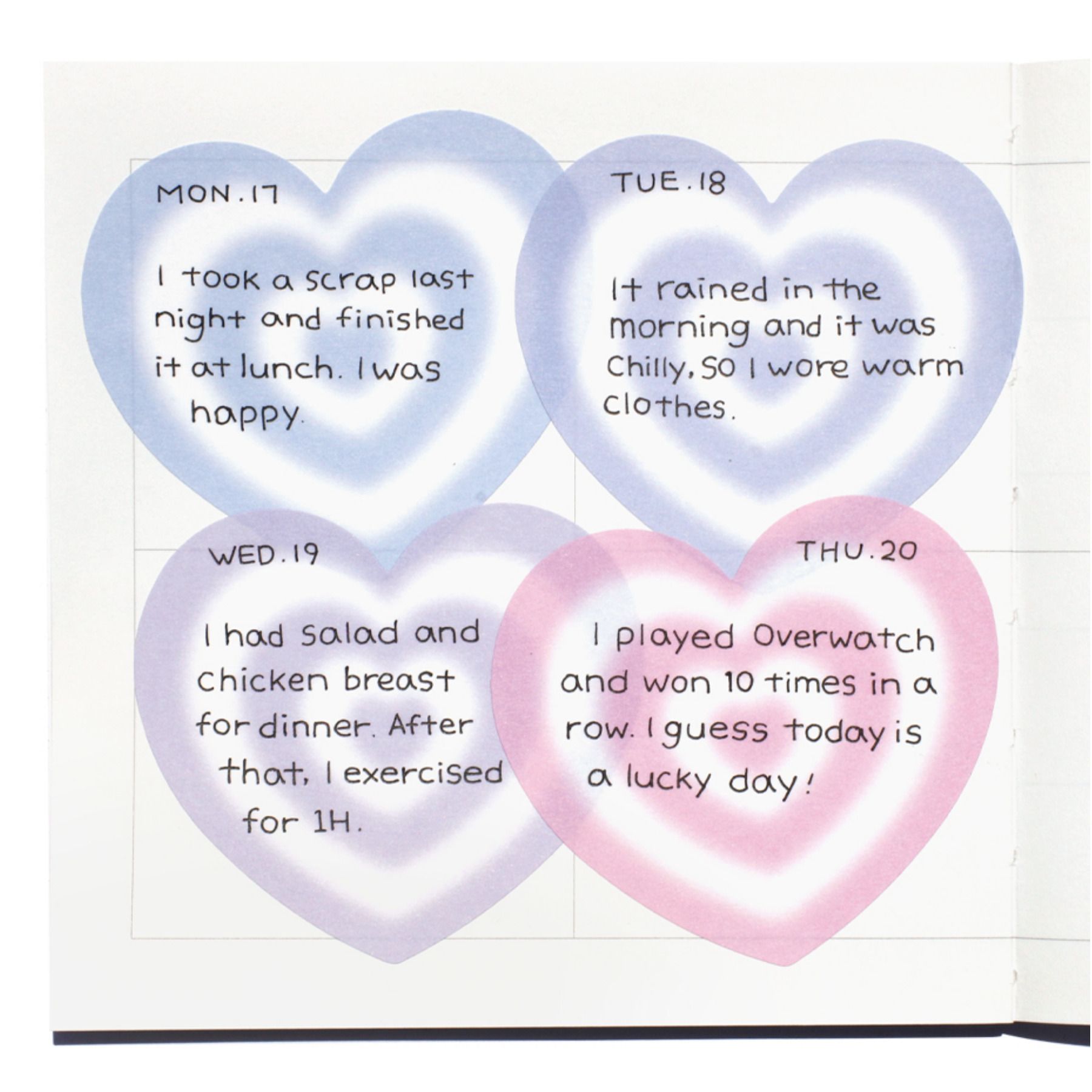 MochiThings: Real Love Heart Paper Sticker Set