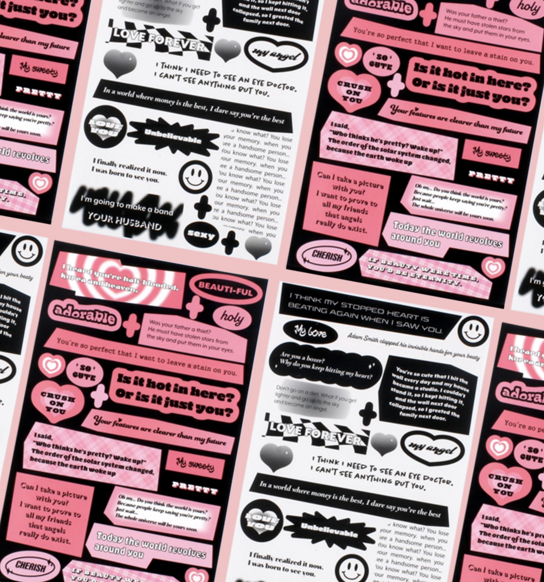 MochiThings: Cheesy Pick Up Lines Sticker