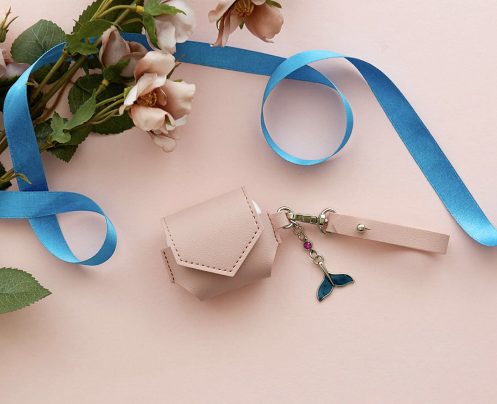 MochiThings: Leather AirPods 3 Pouch + Strap Set