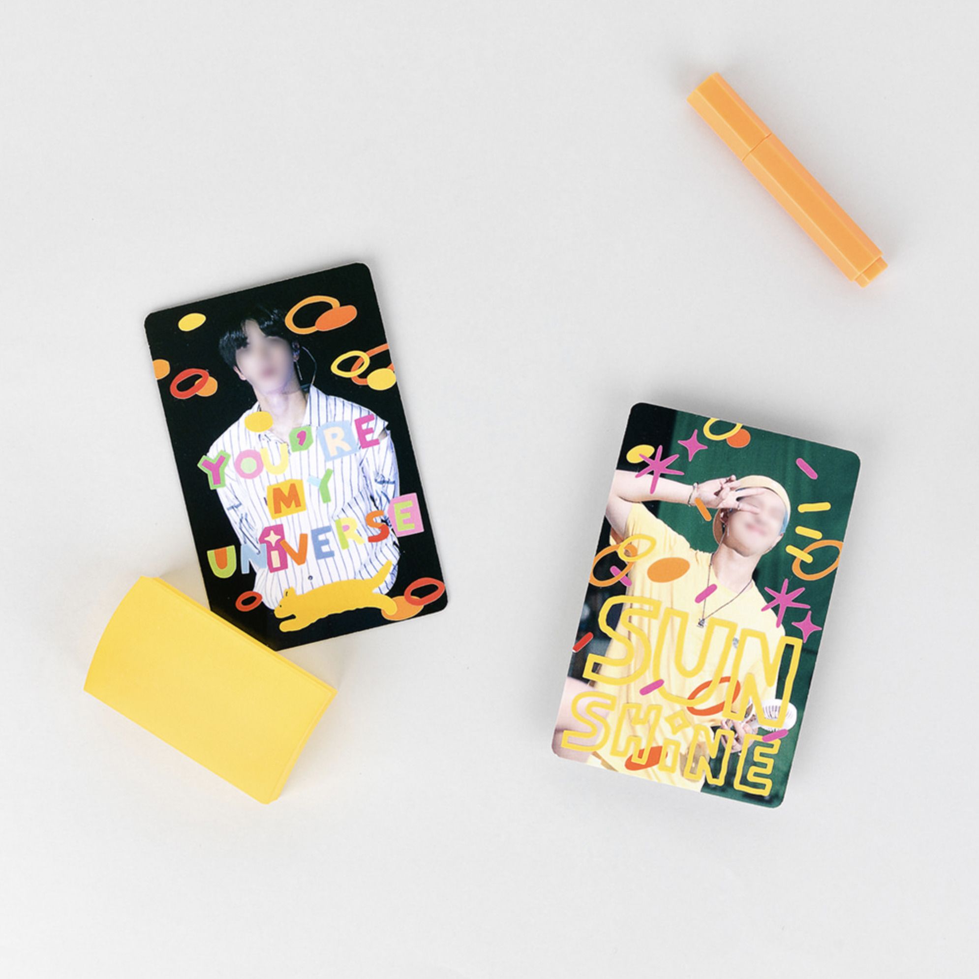 MochiThings: 6pcs Typo Cutting Removable Sticker Set