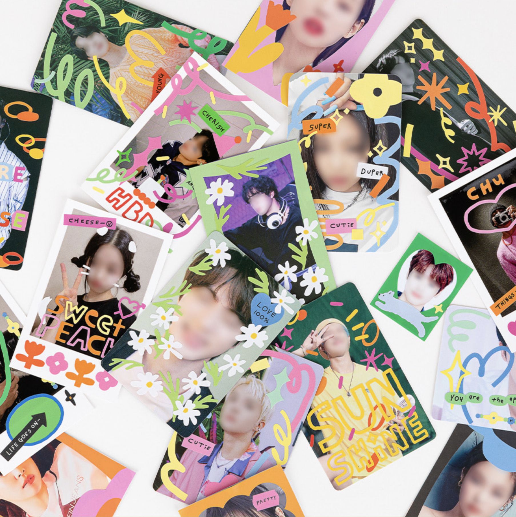 MochiThings: 4pcs Frame Removable Sticker Set