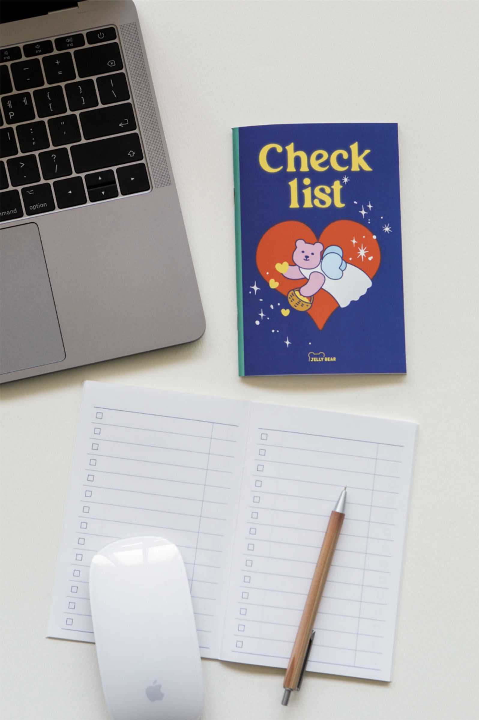MochiThings: Jelly Bear Checklist Notebook