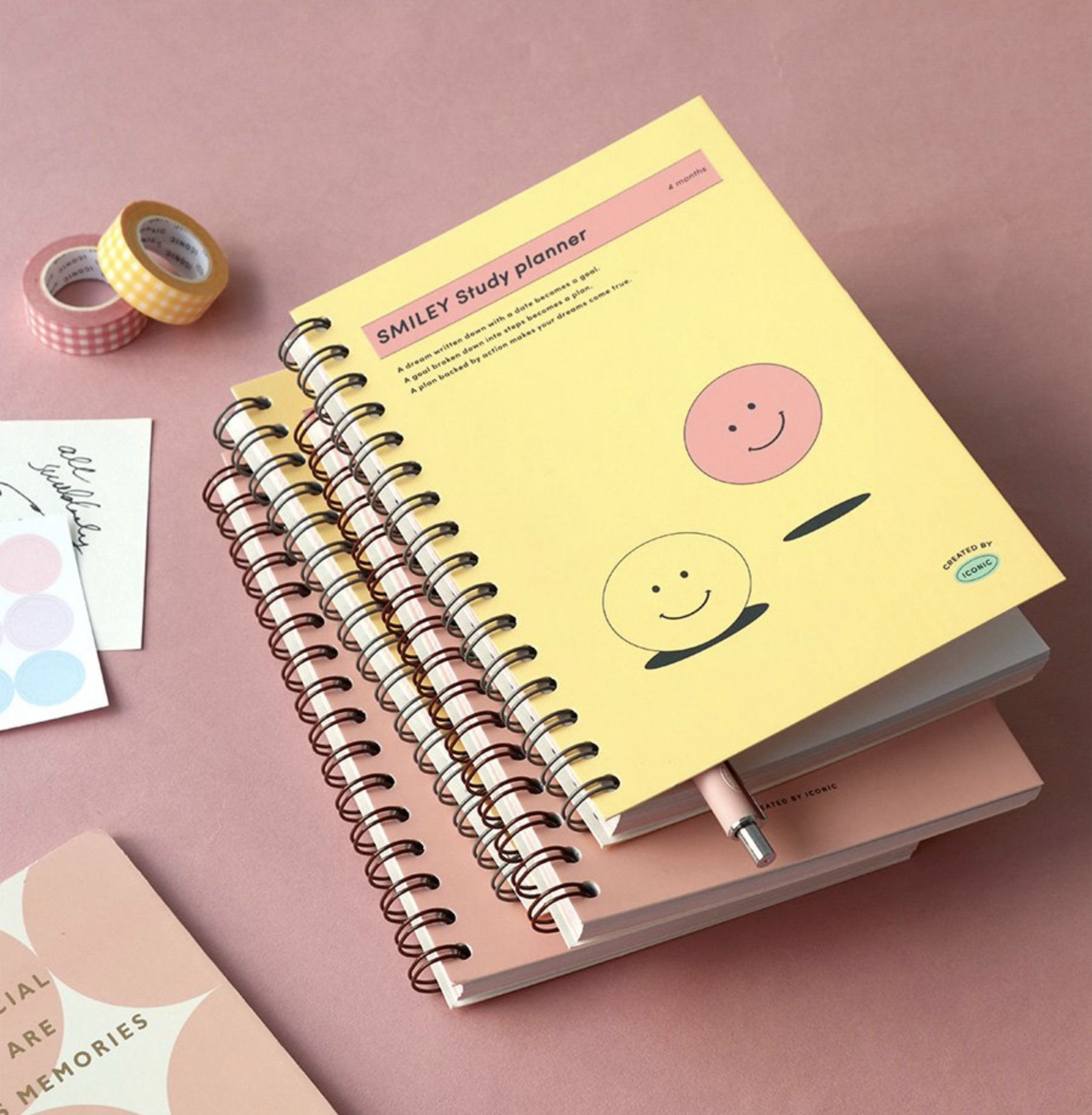 MochiThings: Smiley Quadrimester Study Planner