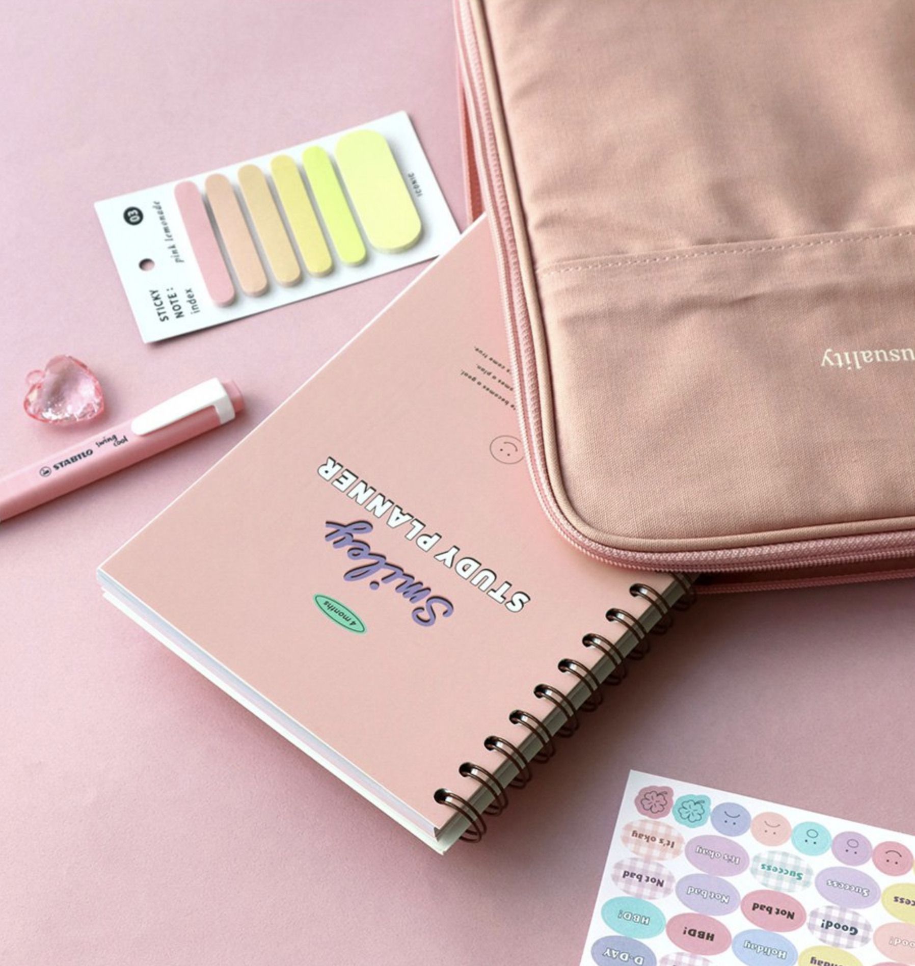 MochiThings: Smiley Quadrimester Study Planner