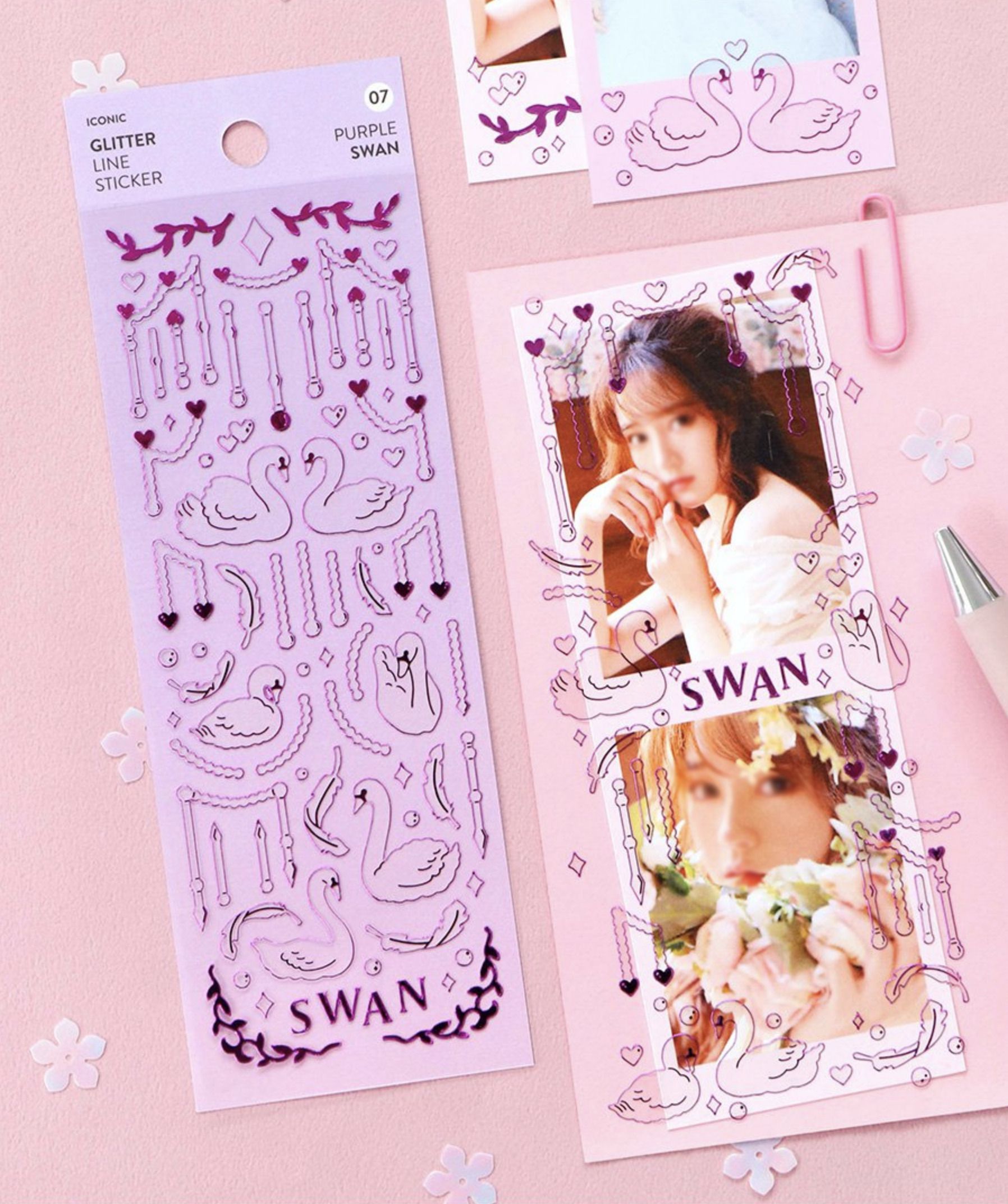 MochiThings: Glitter Line Deco Sticker