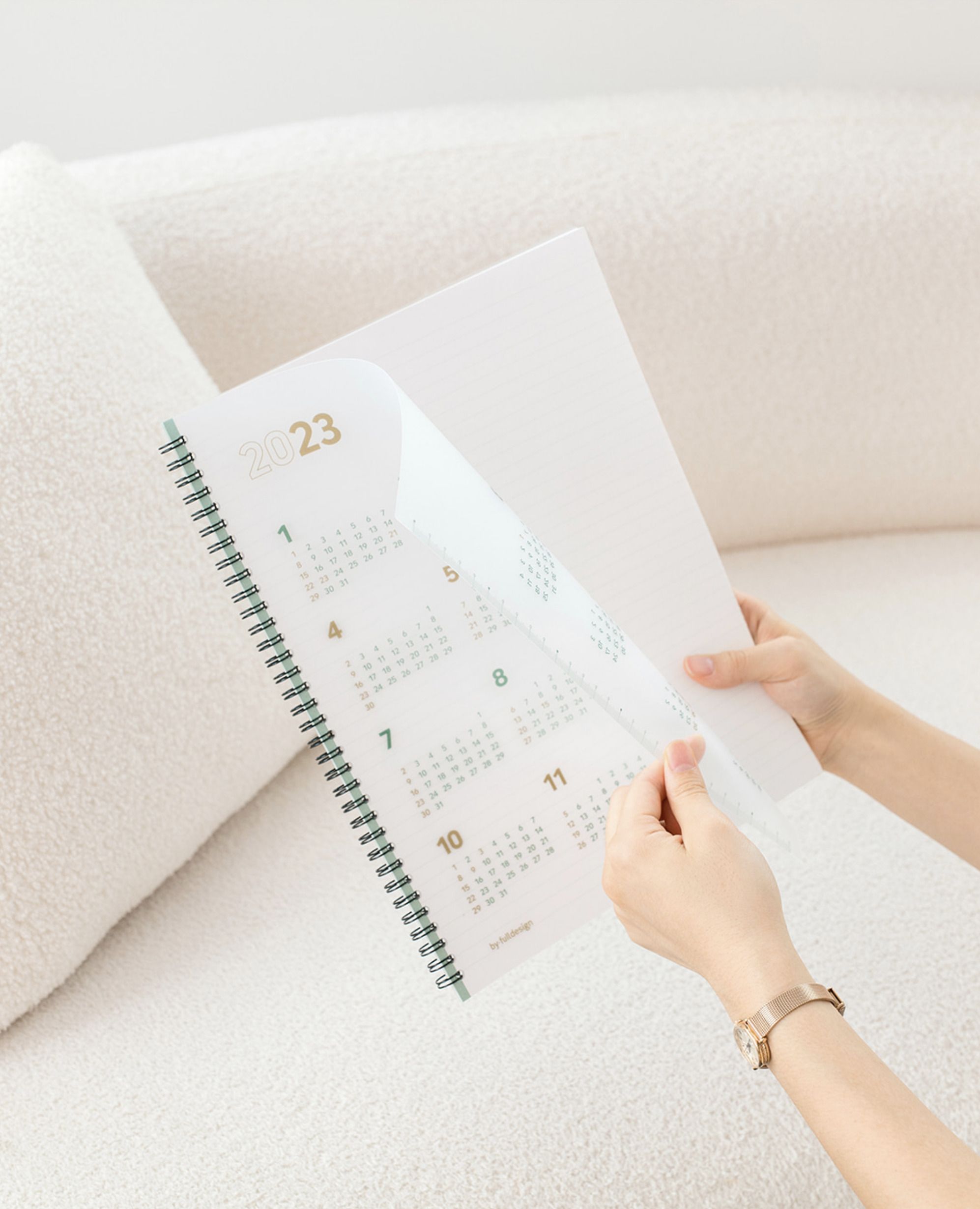 MochiThings: 2023 Large Spiral Basic Planner