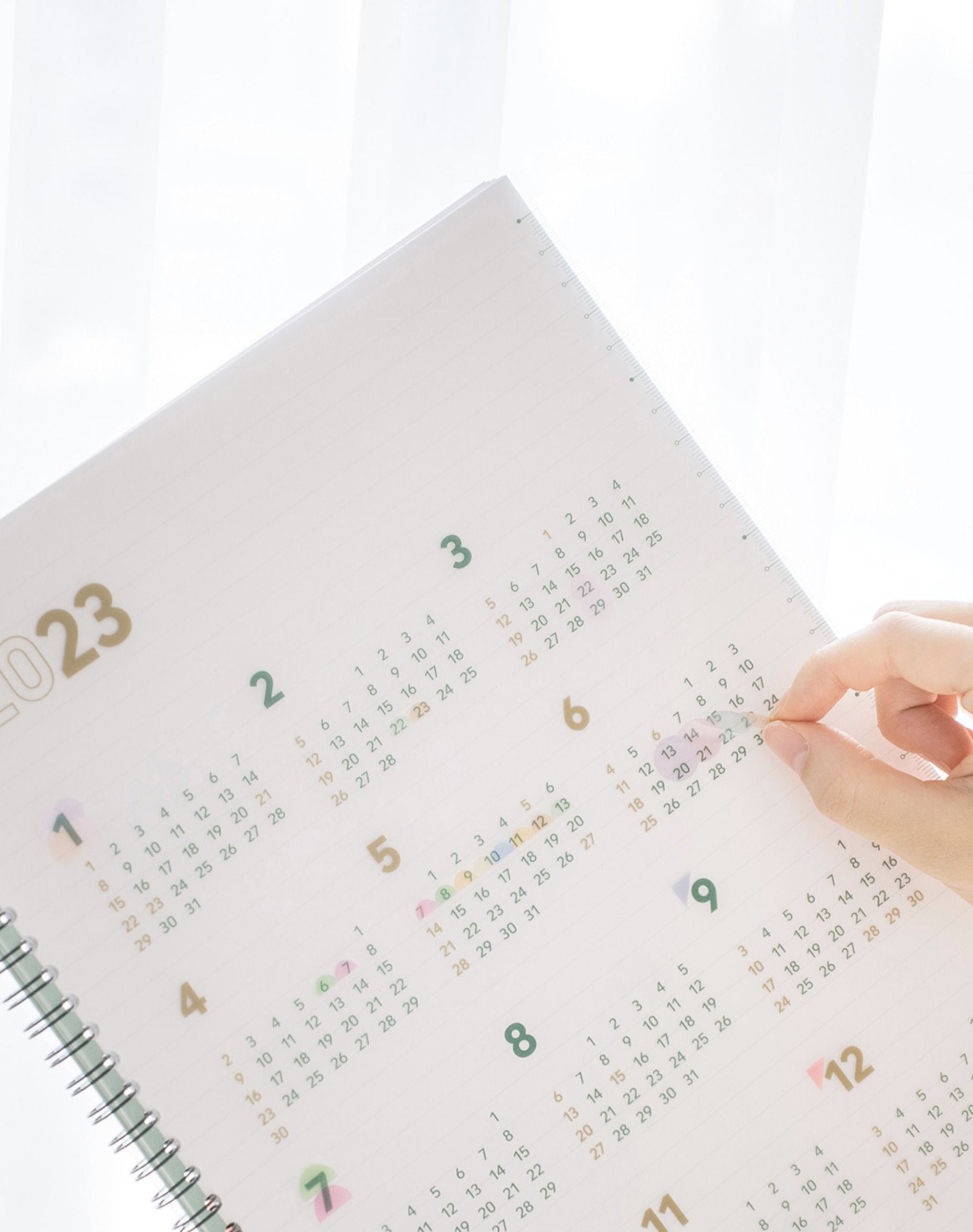 MochiThings: 2023 Large Spiral Basic Planner