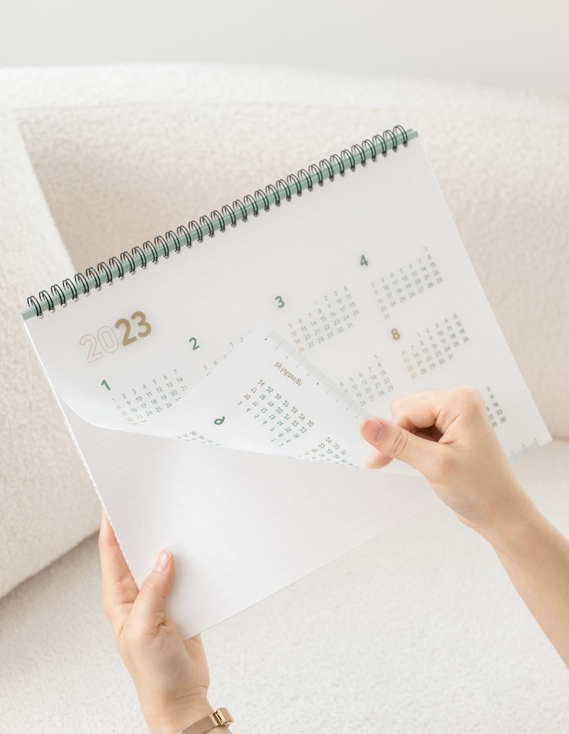 MochiThings: 2023 Wide Basic Desk Monthly Planner