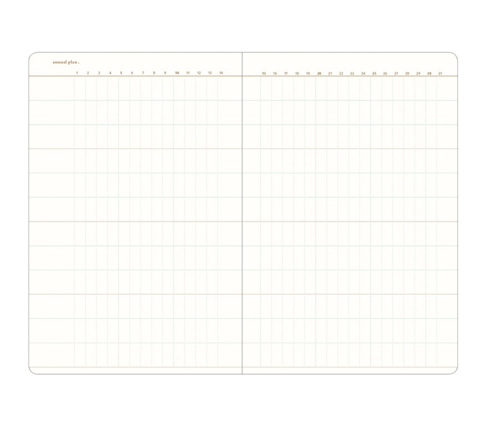 MochiThings: Small 6 Month Daily Manager Planner v4