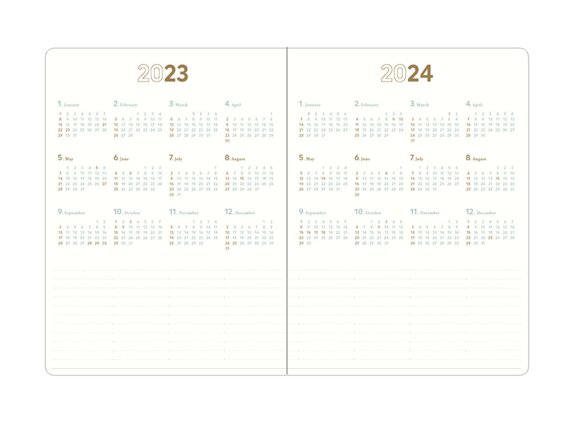 MochiThings: 2023 B5 Slim & Wide Weekly Planner