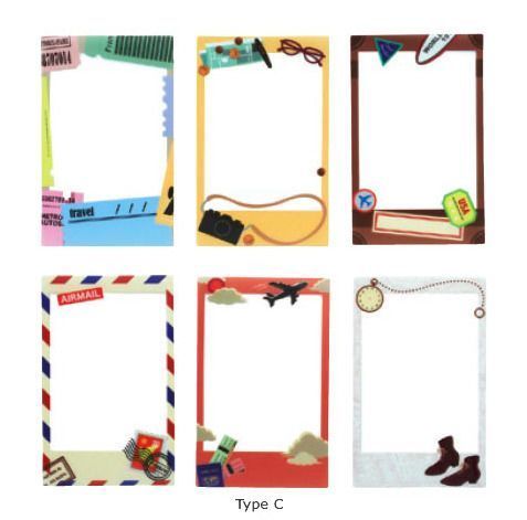 MochiThings: Instax Mini Film Frame Sticker Set v1