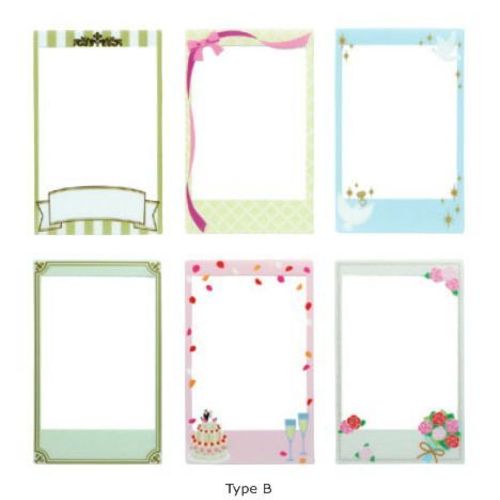 MochiThings: Instax Mini Film Frame Sticker Set v1