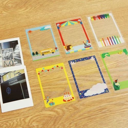 MochiThings: Instax Mini Film Frame Sticker Set v1