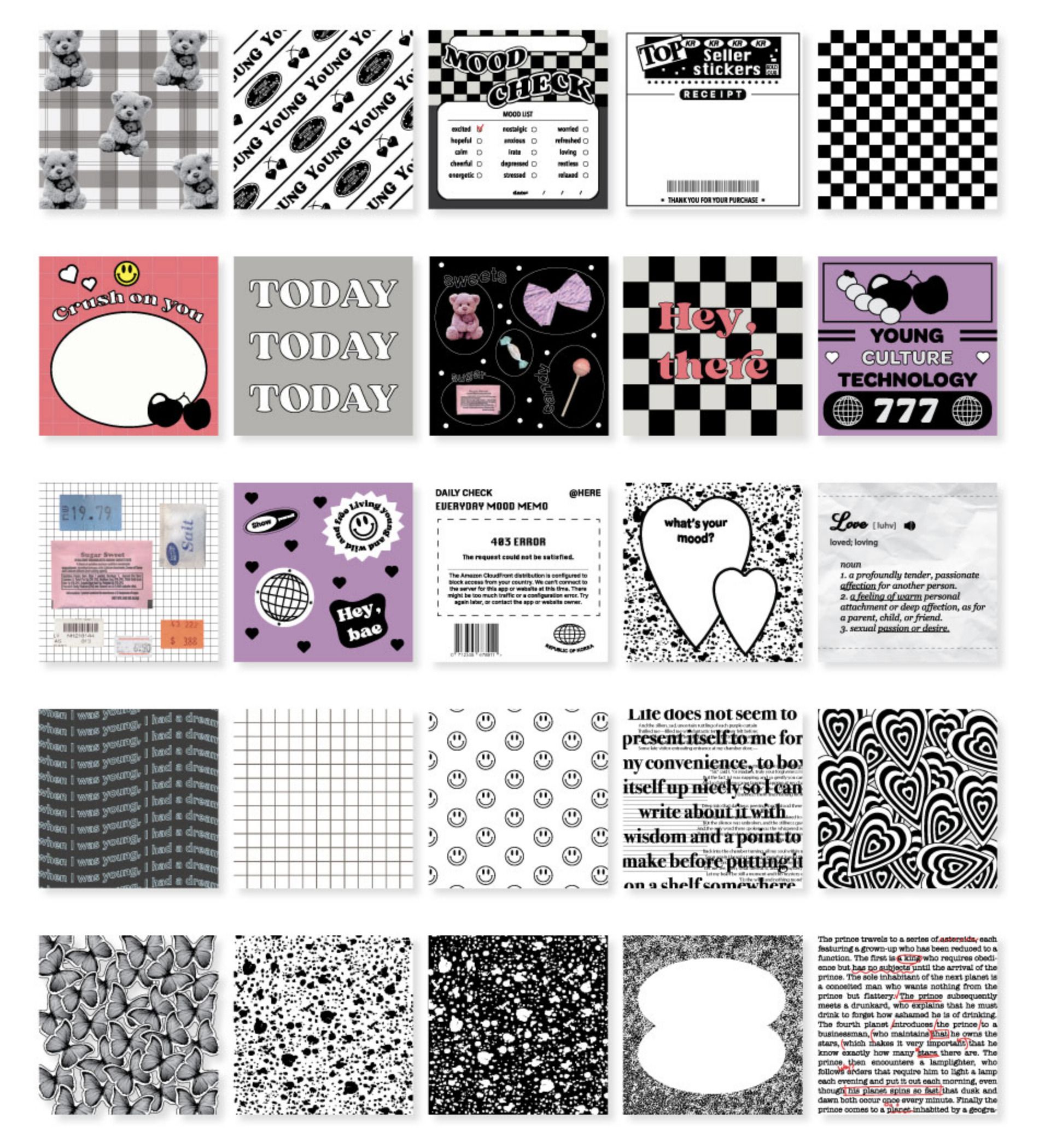 MochiThings: 50pcs CYO Deco Sticker Set v2