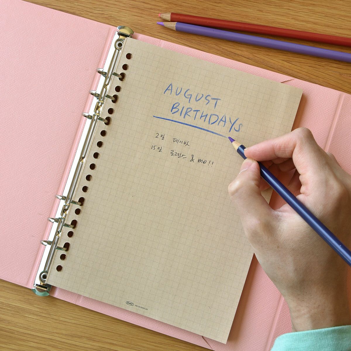 MochiThings: Eco Friendly 6 Ring & 20 Ring A5 Note Refill