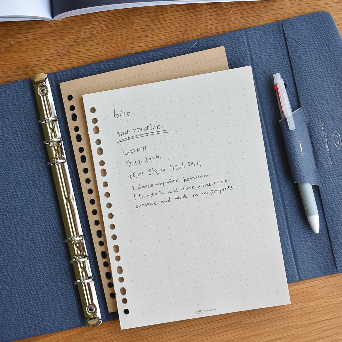 MochiThings: Eco Friendly 6 Ring & 20 Ring A5 Note Refill