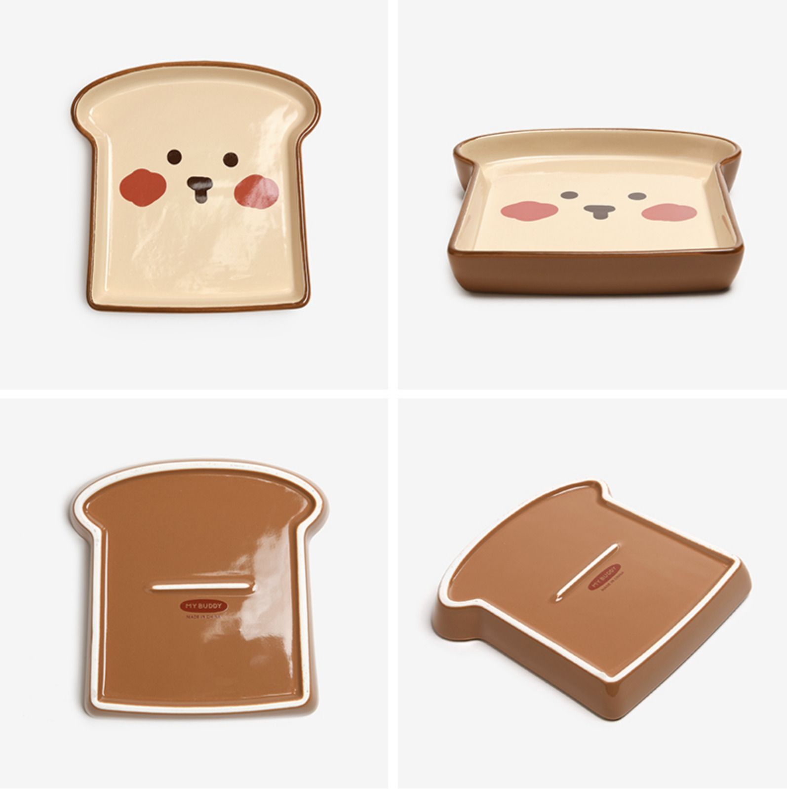 MochiThings: My Buddy Bread Plate & Cup Set
