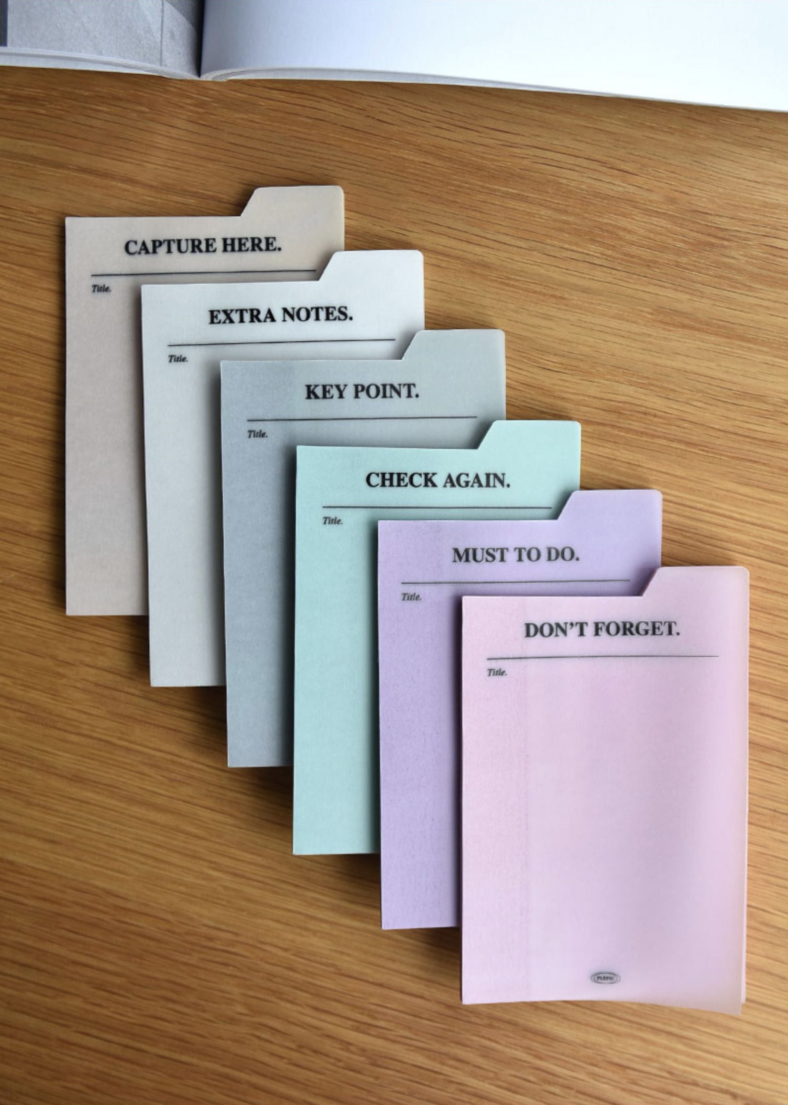 MochiThings: Large Tracing Index Sticky Note