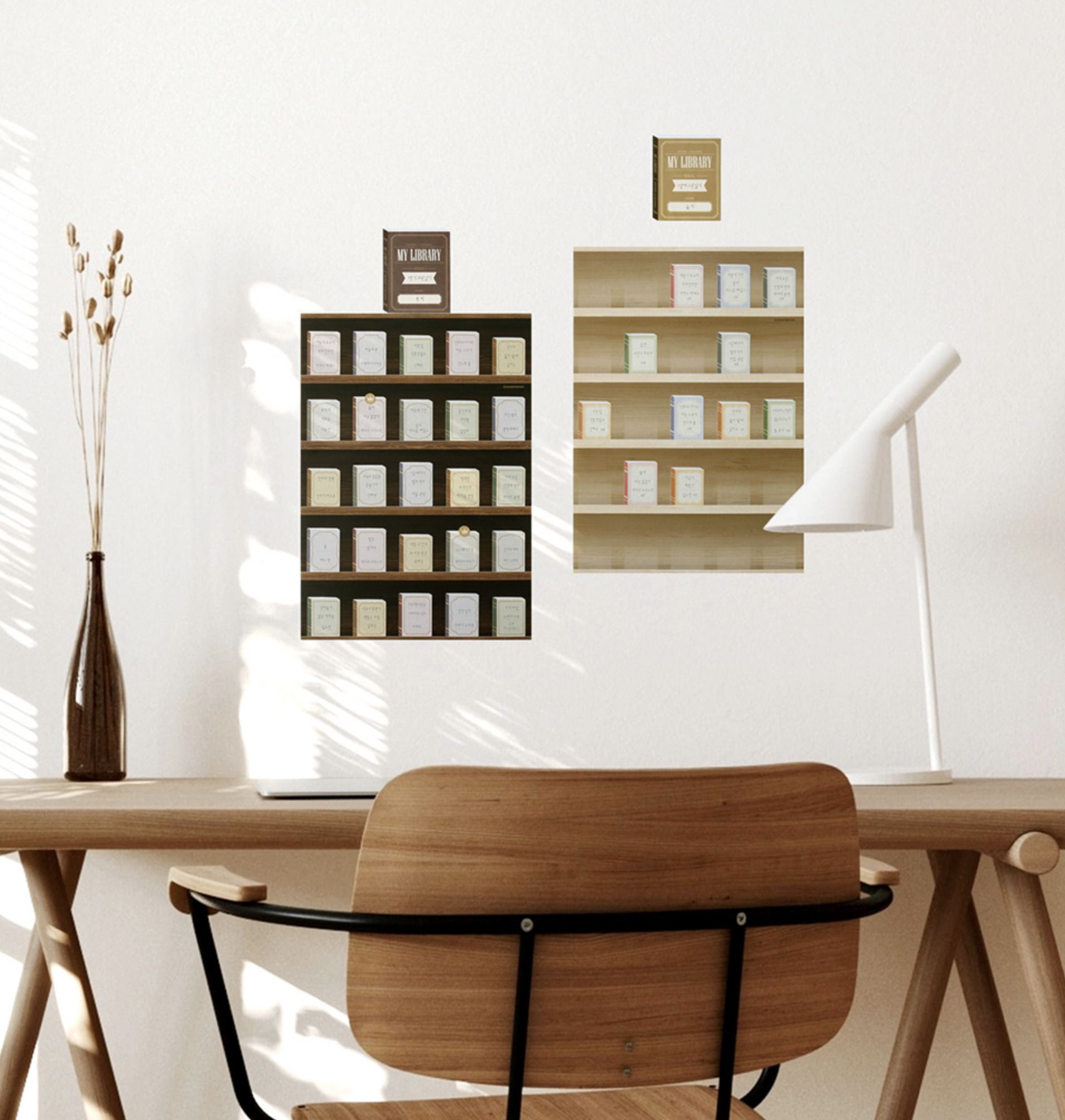 MochiThings: Small Bookshelf Poster & Sticker Set