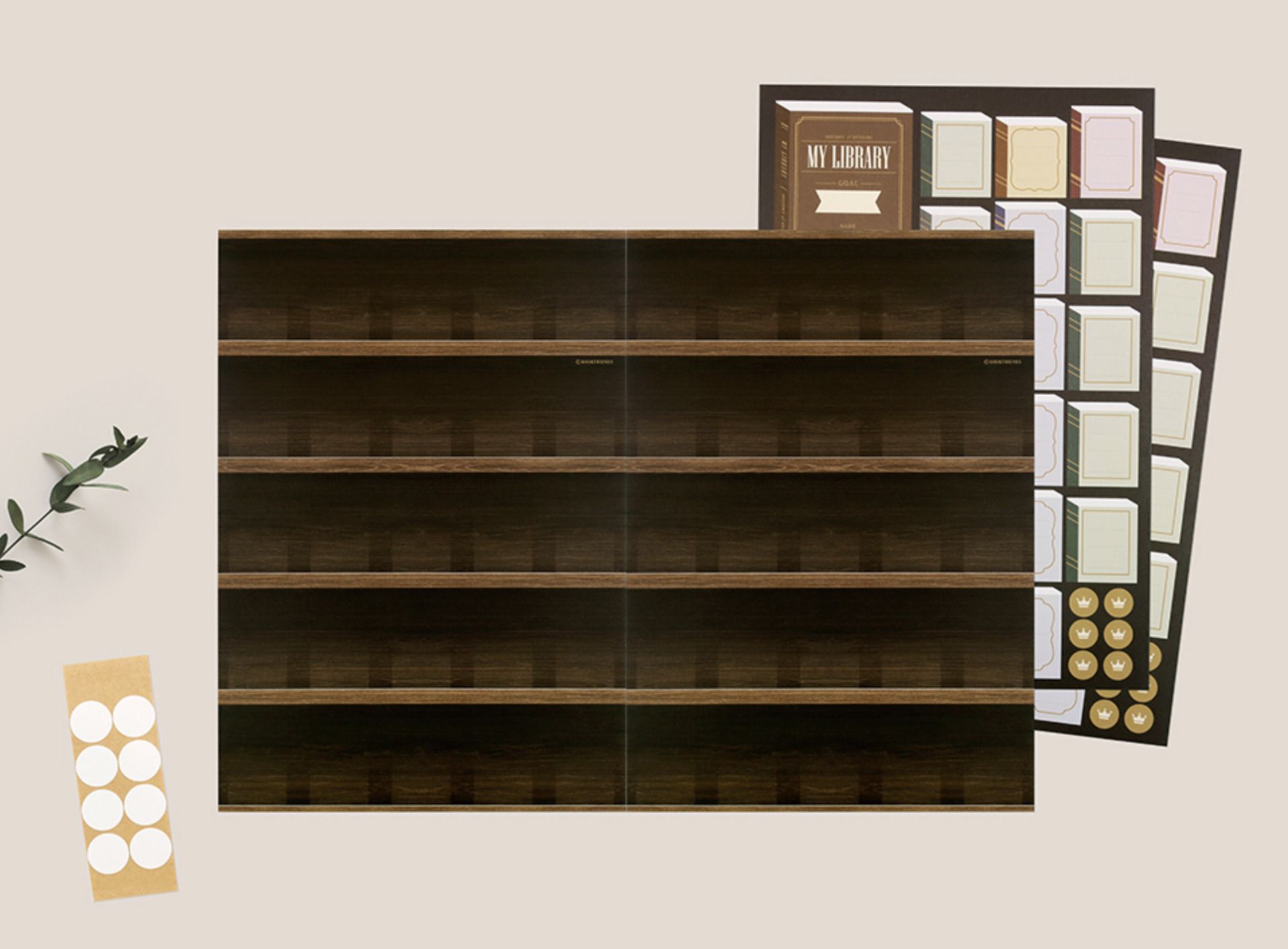 MochiThings: Large Bookshelf Poster & Sticker Set