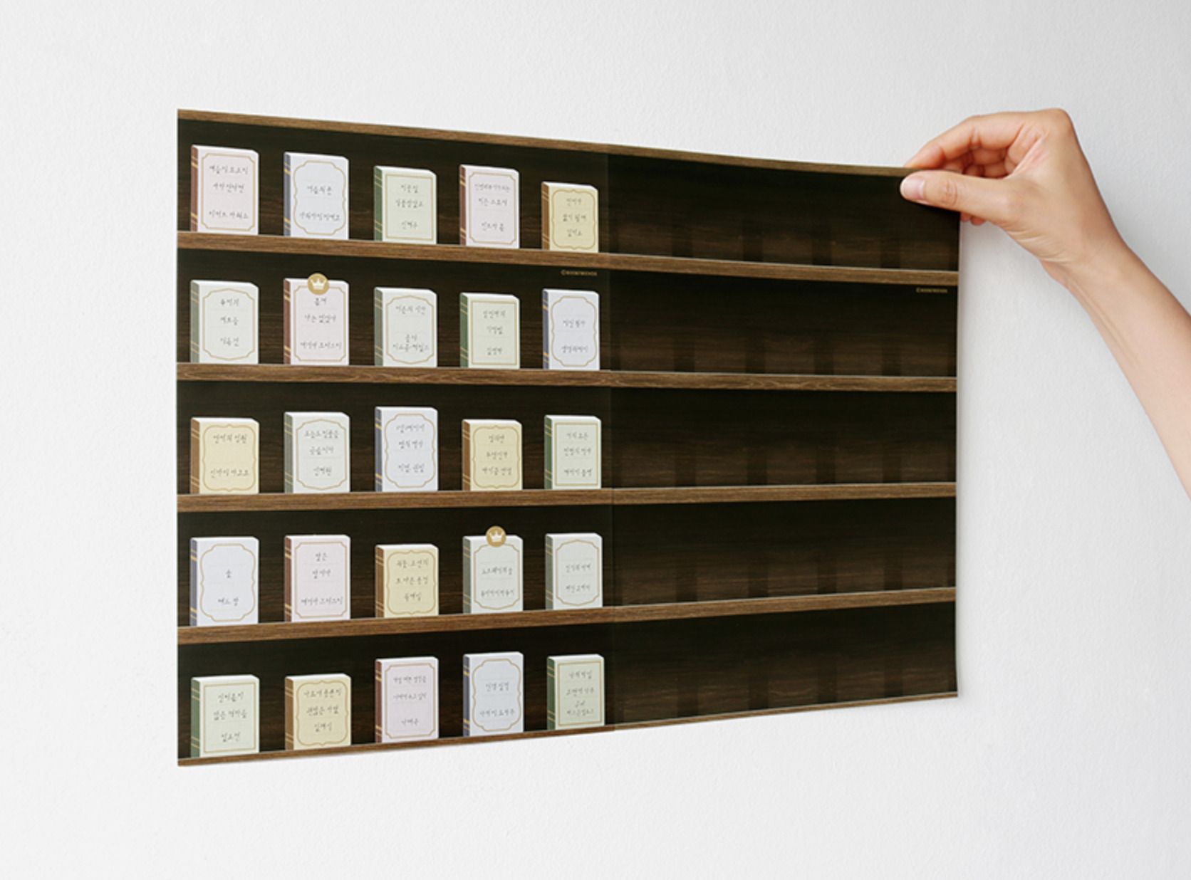 MochiThings: Large Bookshelf Poster & Sticker Set