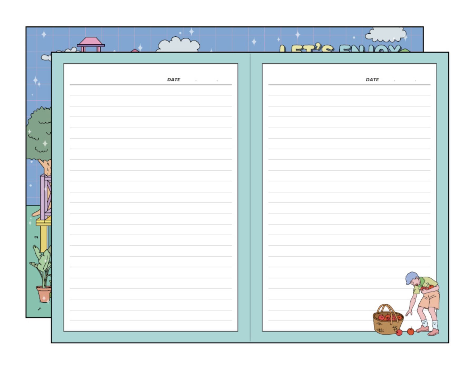 MochiThings: 2023 Retro Color Point Monthly Planner