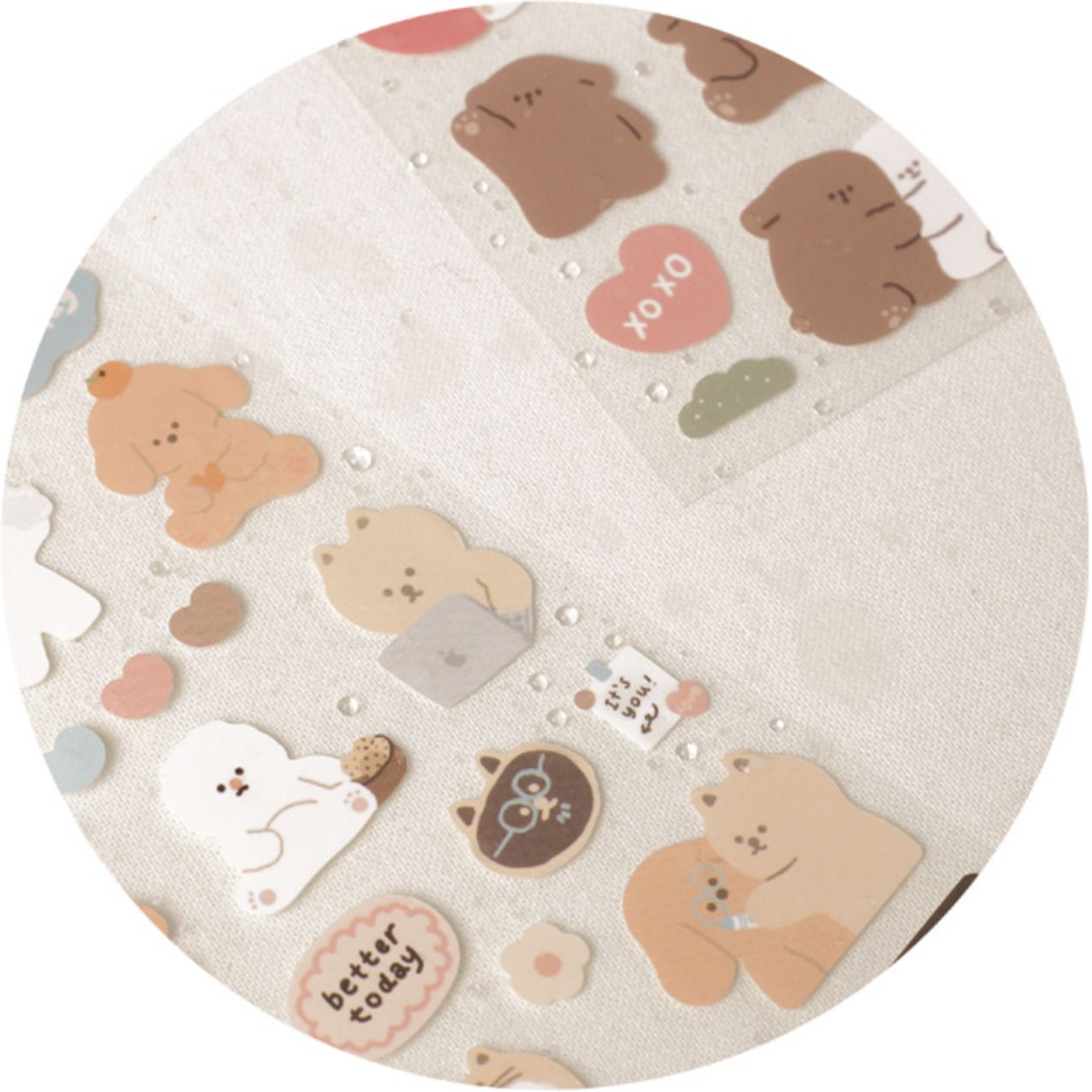 MochiThings: Cozy Animal Slim Removable Sticker