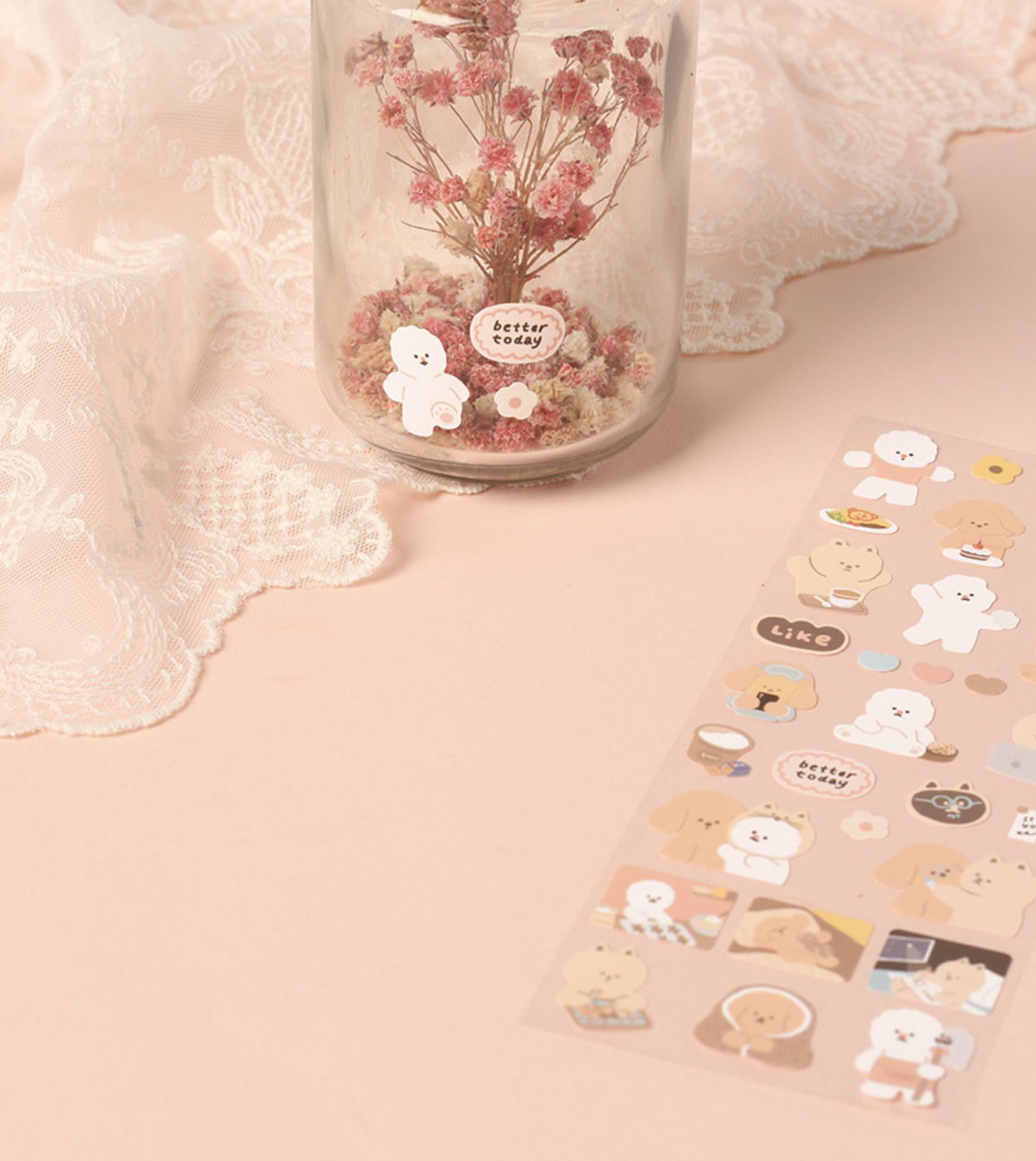 MochiThings: Cozy Animal Slim Removable Sticker